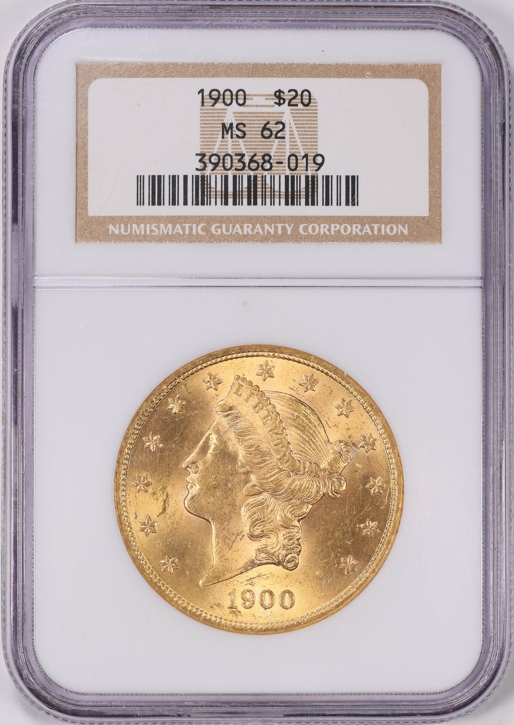 1900 Liberty Gold Double Eagle NGC MS-62 (Item 1827276) | GreatCollections Coin Auctions
