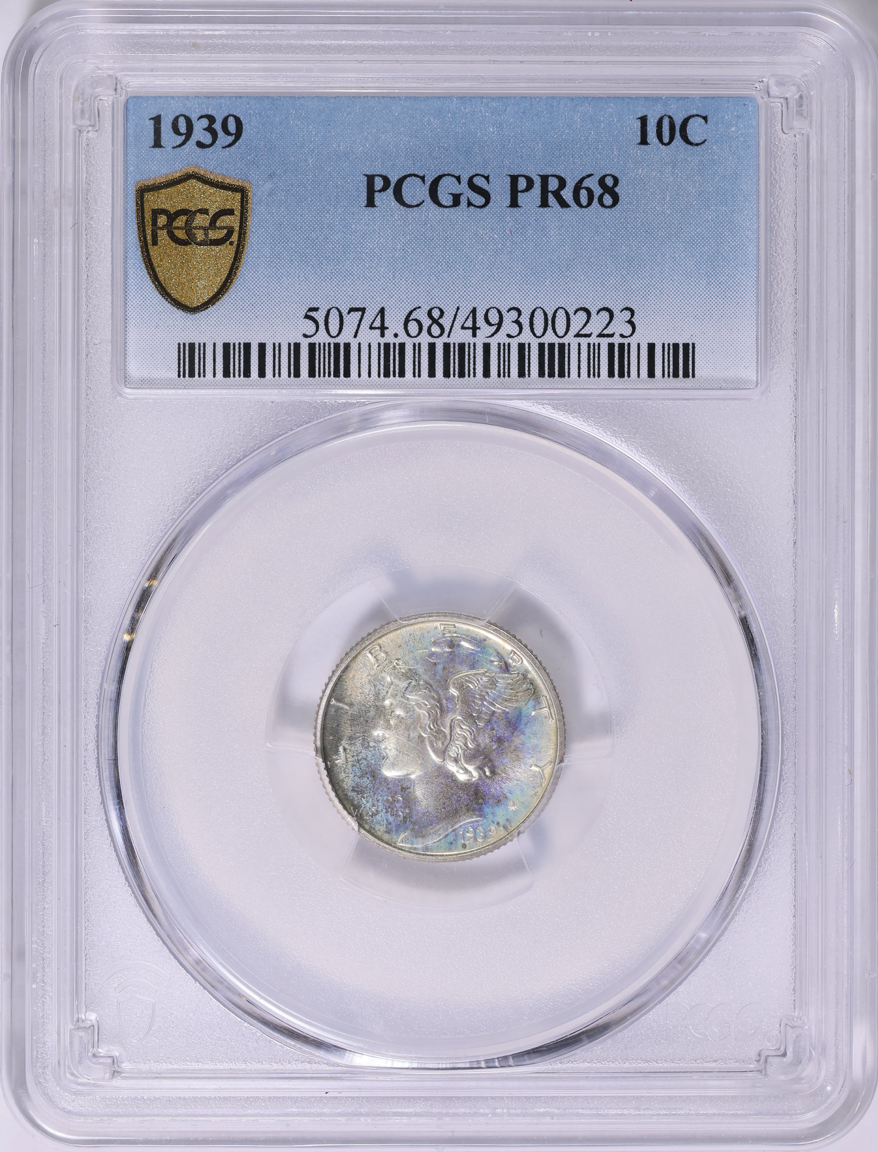 1939 Mercury Dime PCGS Proof-68 (Item 1827676) | GreatCollections Coin Auctions