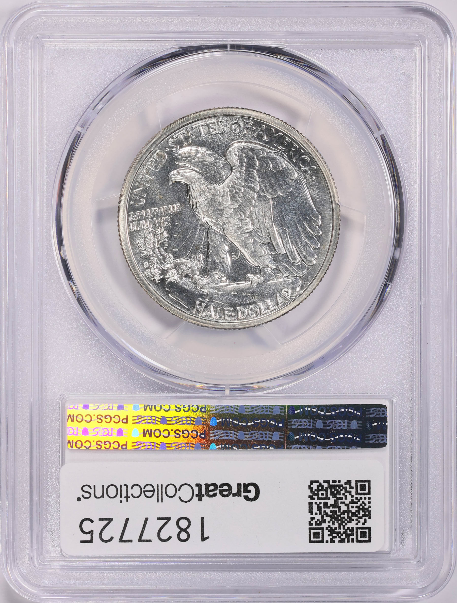 1938 Walking Liberty Half Dollar PCGS Proof-67 (CAC Green) (Item 1827725) | GreatCollections ...