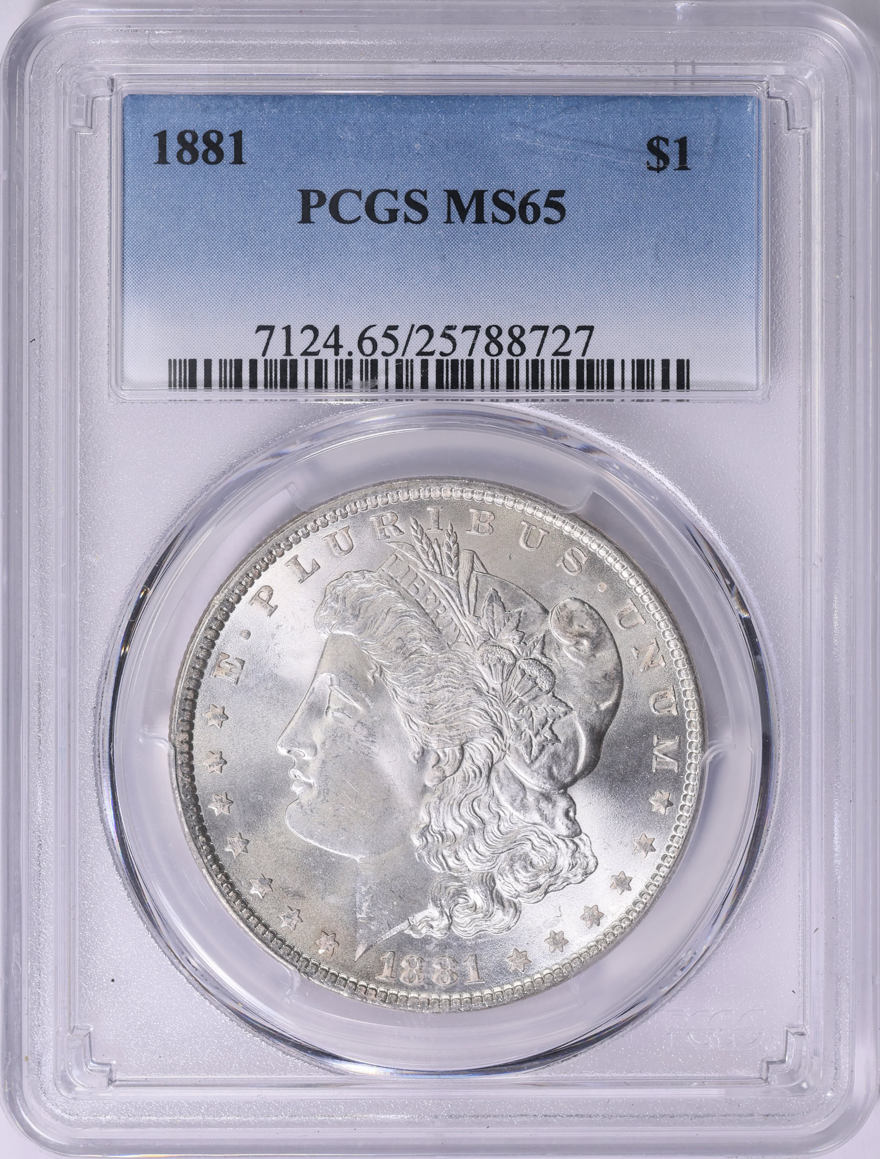 1881 Morgan Silver Dollar PCGS MS-65 (Item 1827928) | GreatCollections Coin Auctions