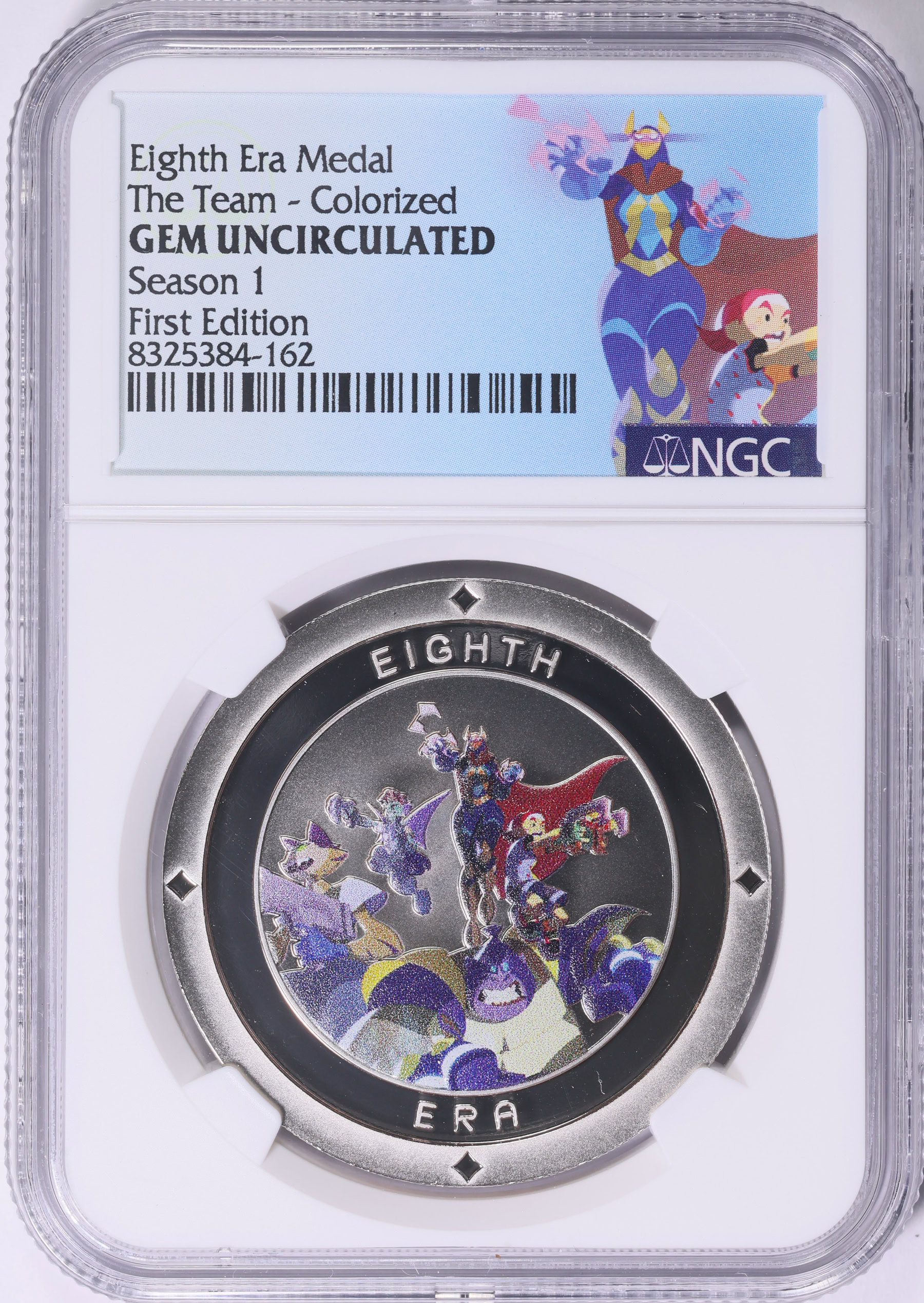 Eighth Era Medal The Team - Colorized Season 1 First Edition NGC Gem Uncirculated | NGC Cert ...