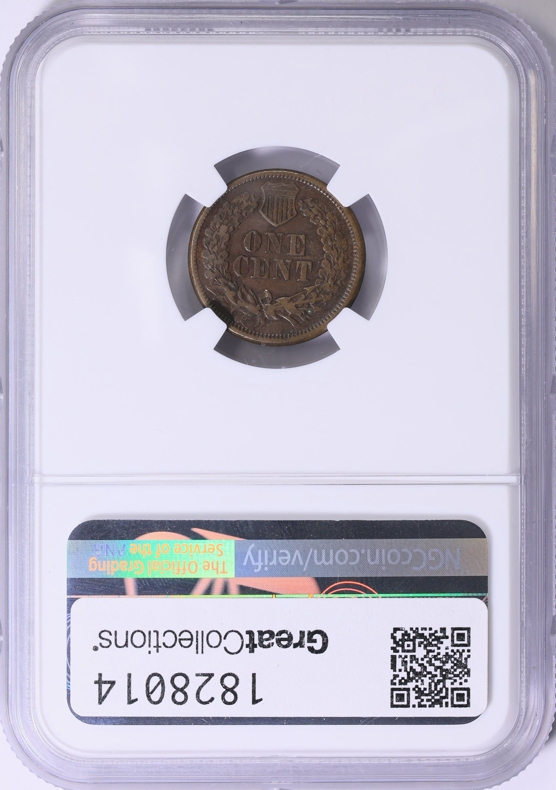 1865 Indian Cent Plain 5 NGC XF Details (Item 1828014) | GreatCollections Coin Auctions
