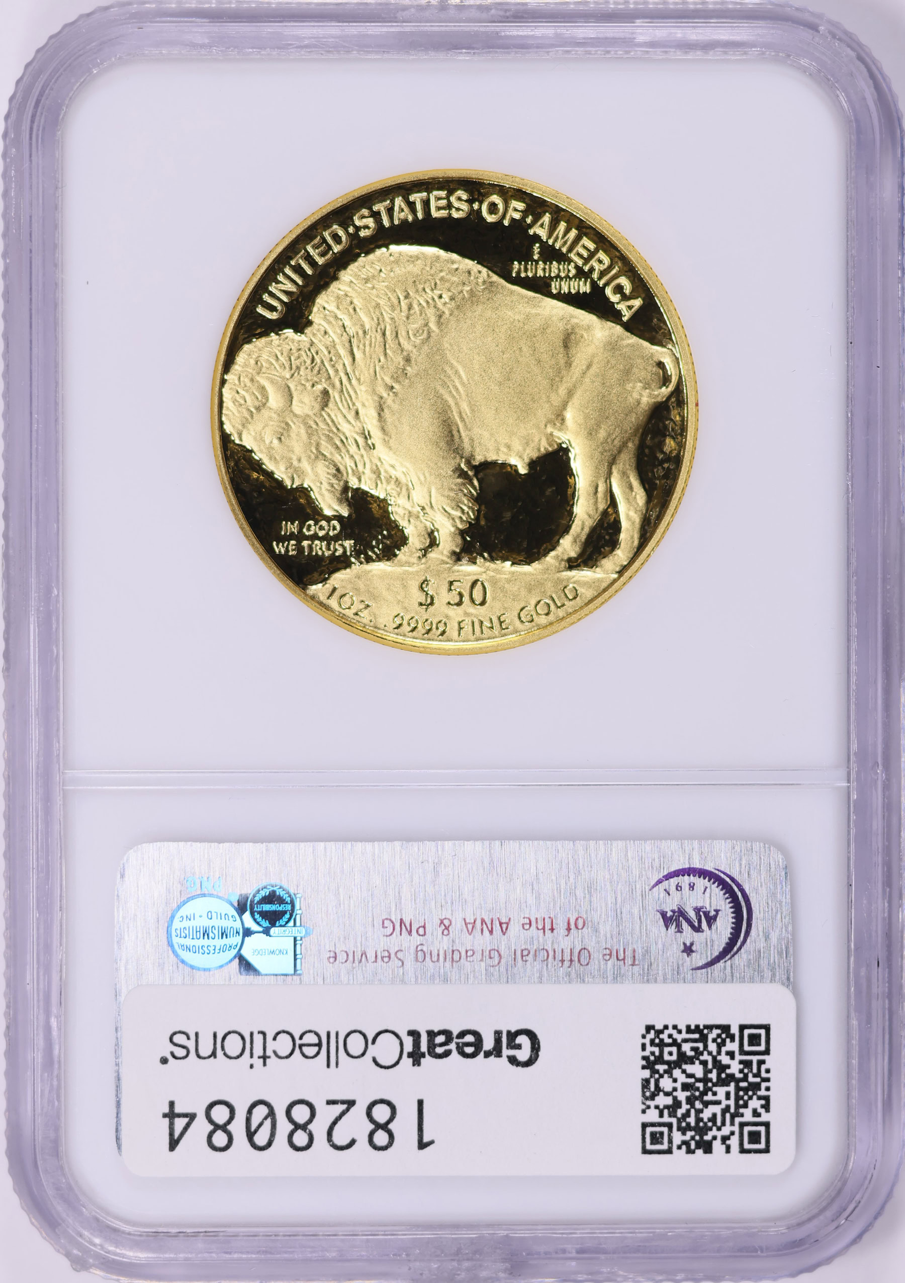 2006-W $50 One-Ounce Gold American Buffalo First Strikes NGC Proof-70 ...