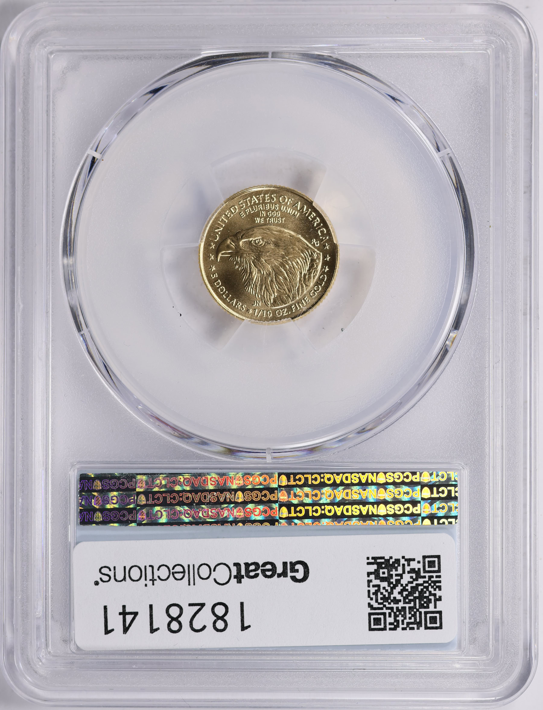 2021 $5 Tenth-Ounce Gold American Eagle Type 2 First Strike PCGS MS-70 ...