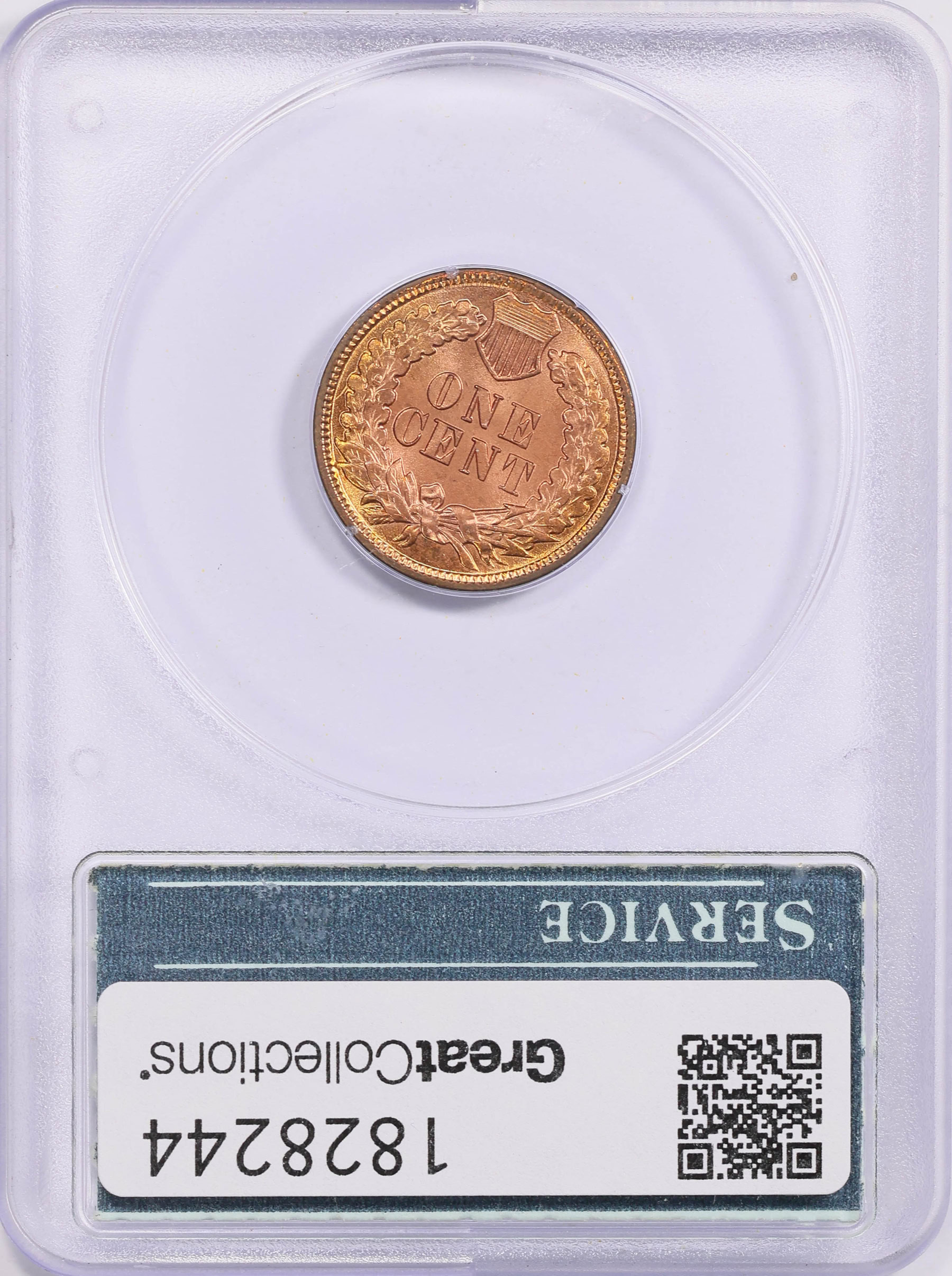 1881 Indian Cent PCGS MS-65 RD OGH (1st Gen) (Item 1828244) | GreatCollections Coin Auctions