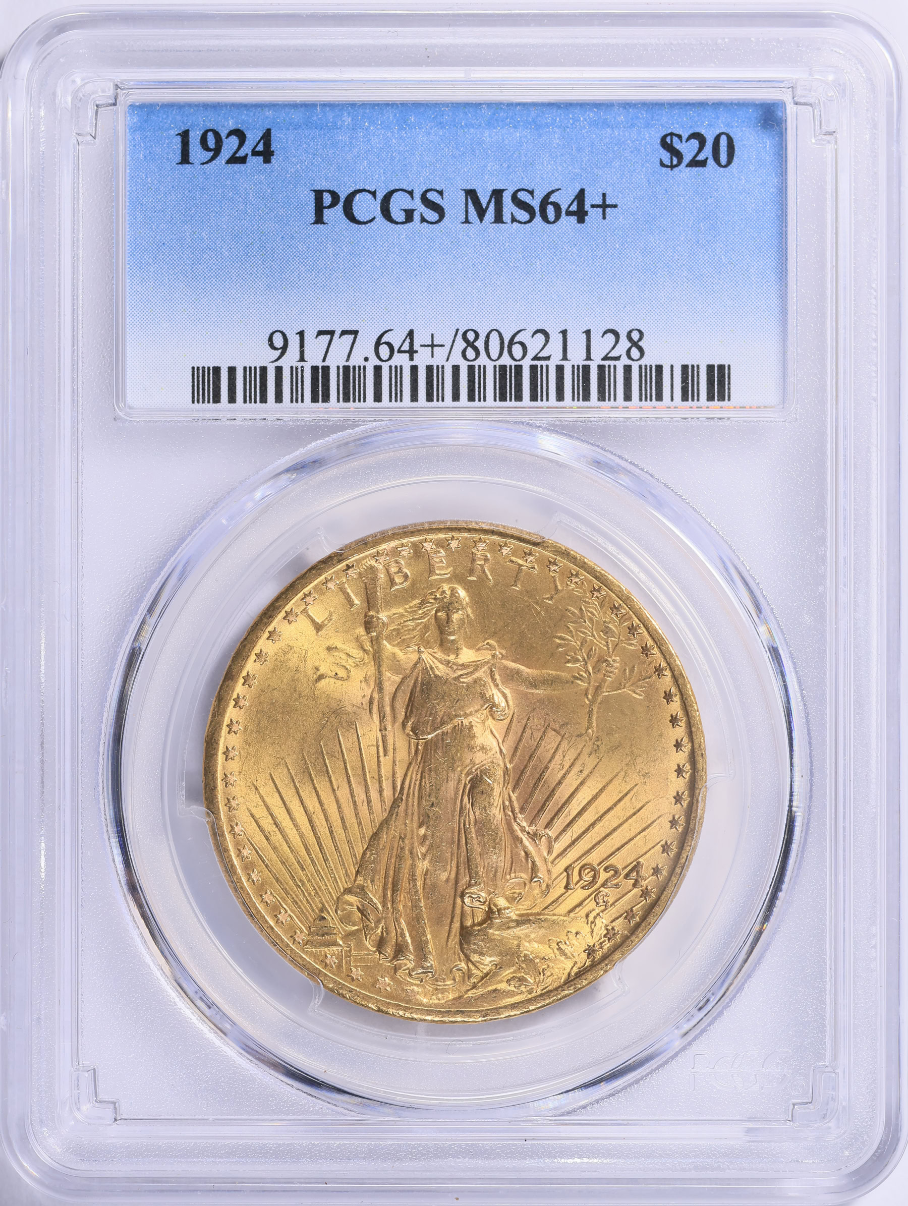 1924 Saint-Gaudens Gold Double Eagle PCGS MS-64+ (Item 1828589 ...