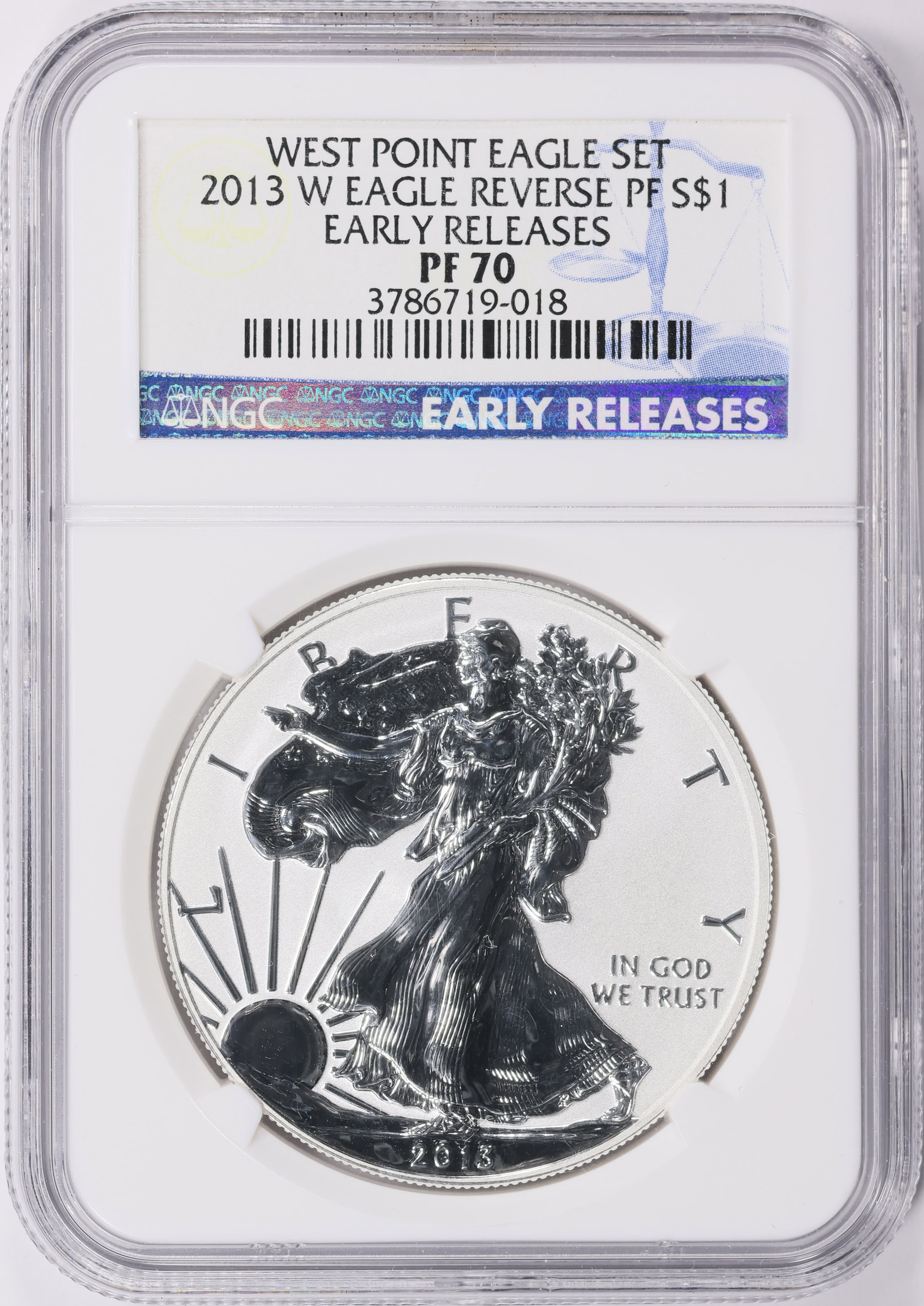 2013-W $1 Silver Eagle Reverse Proof West Point Mint Set Early Releases ...