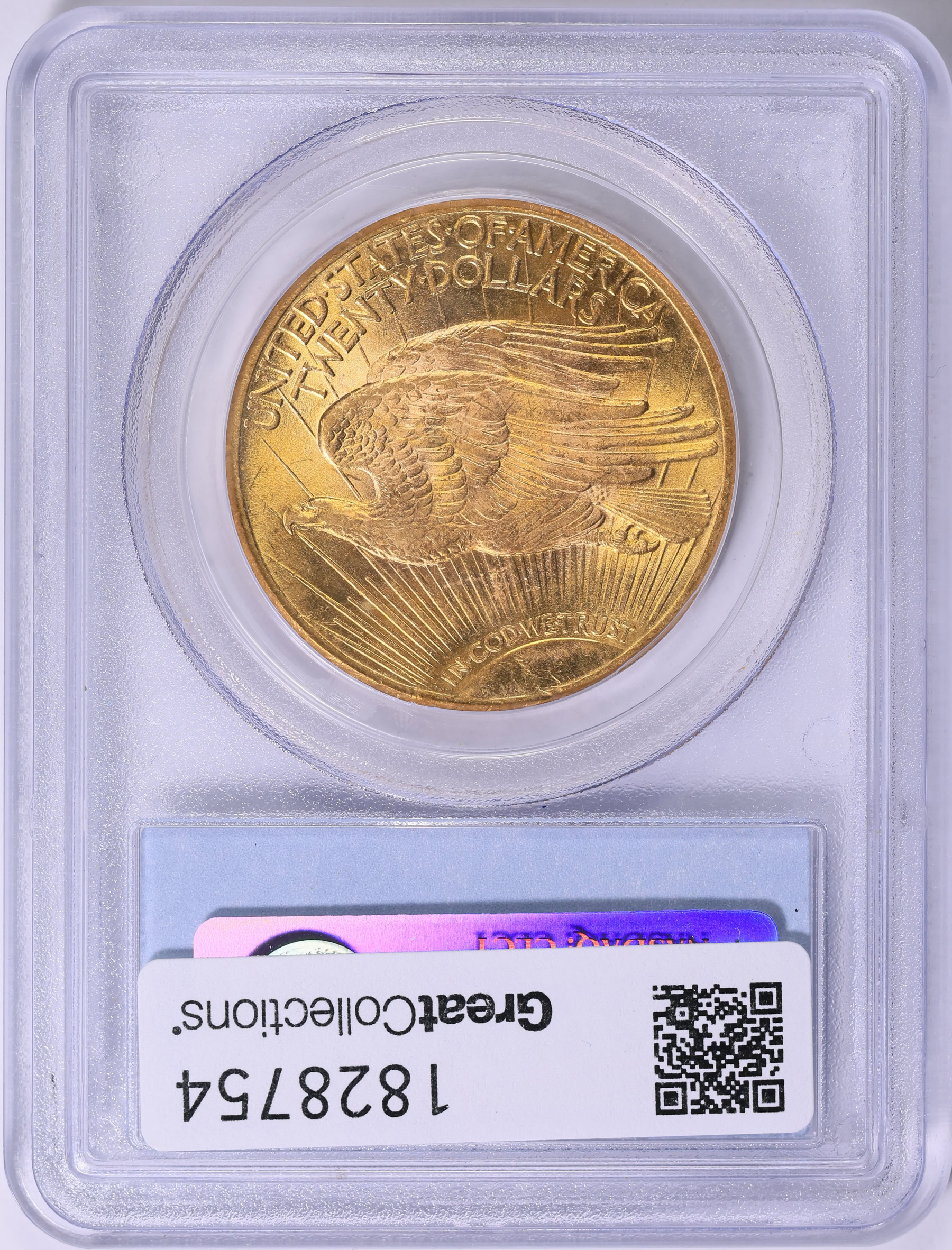 1926 Saint-Gaudens Gold Double Eagle PCGS MS-62 (Item 1828754) | GreatCollections Coin Auctions