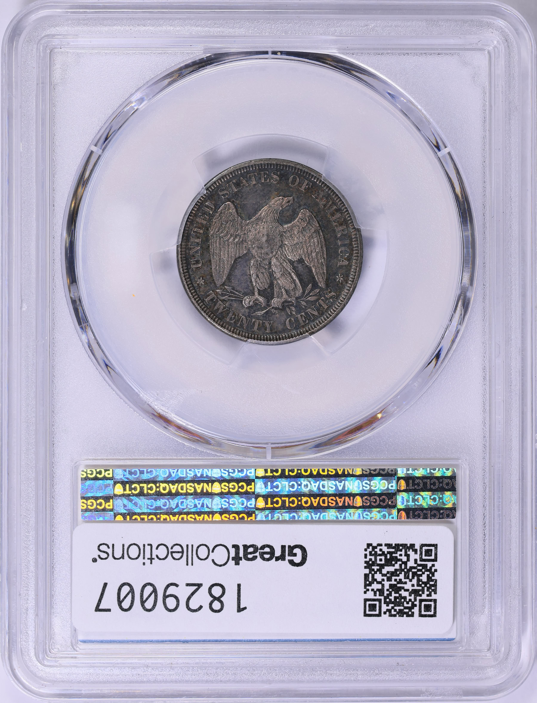 1875 Twenty-Cent Piece PCGS Proof-61 (Toned) (Item 1829007 ...
