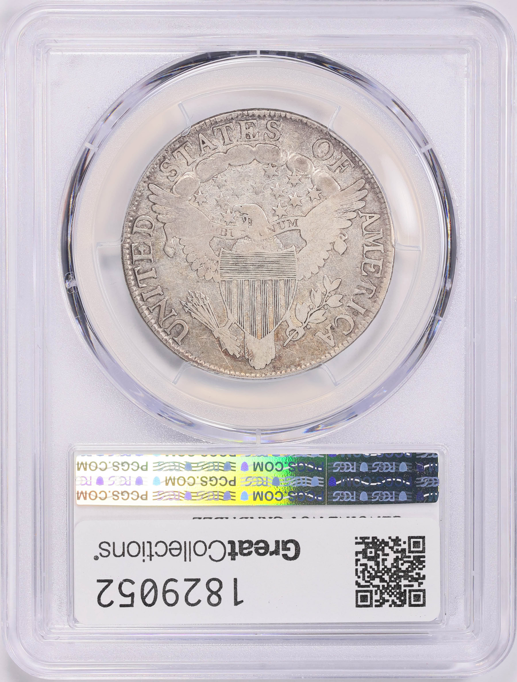 1806 Draped Bust Half Dollar Pointed 6, Stem PCGS Genuine Fine Details (Item 1829052 ...