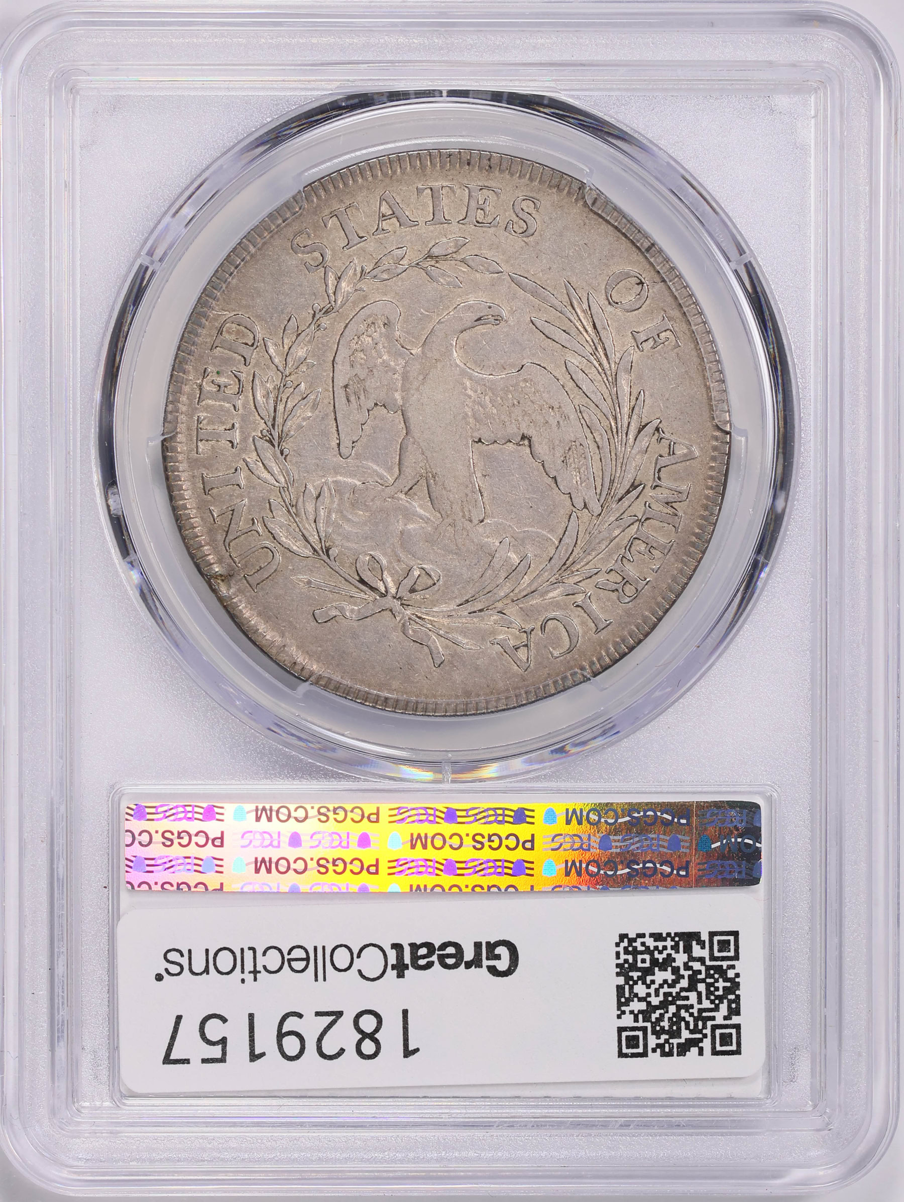 1796 Draped Bust Silver Dollar Small Date, Large Letters PCGS VF-35 ...