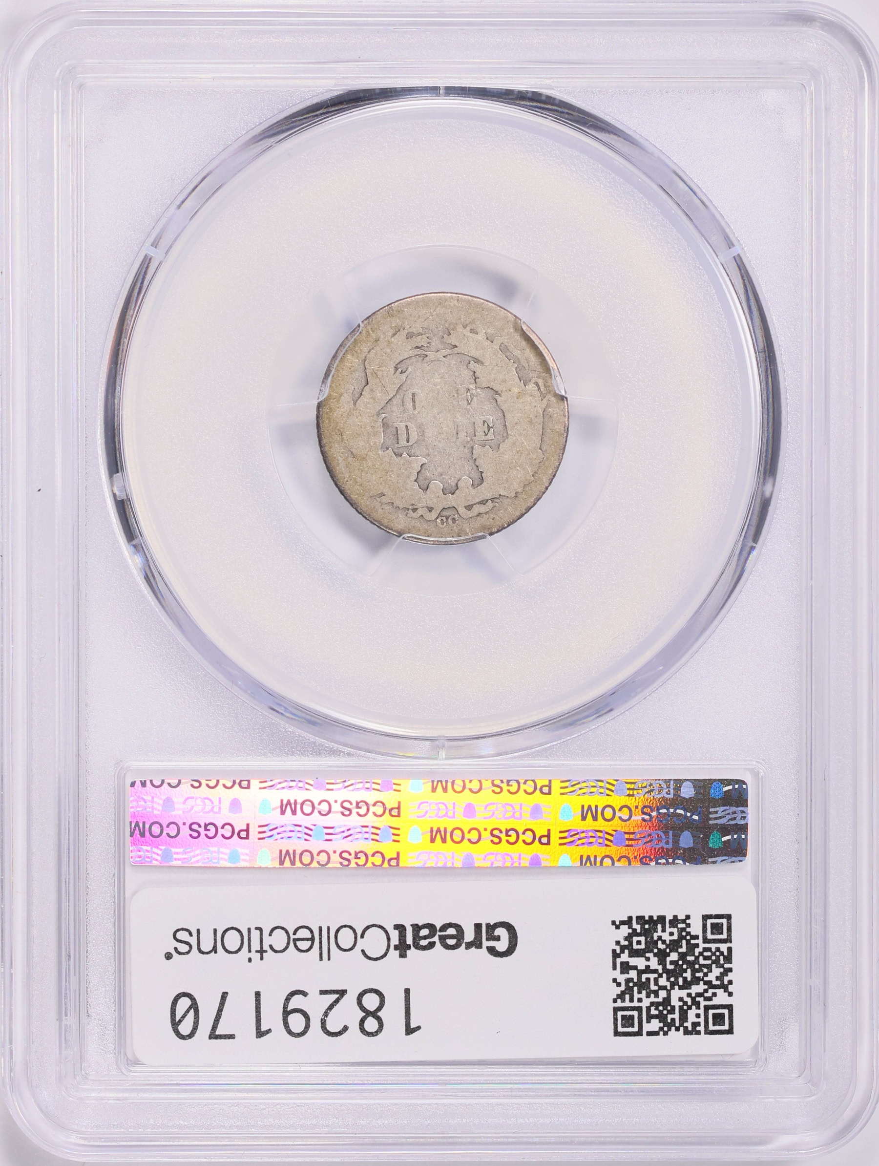 1873-CC Seated Liberty Dime Arrows PCGS AG-03 (Item 1829170) | GreatCollections Coin Auctions