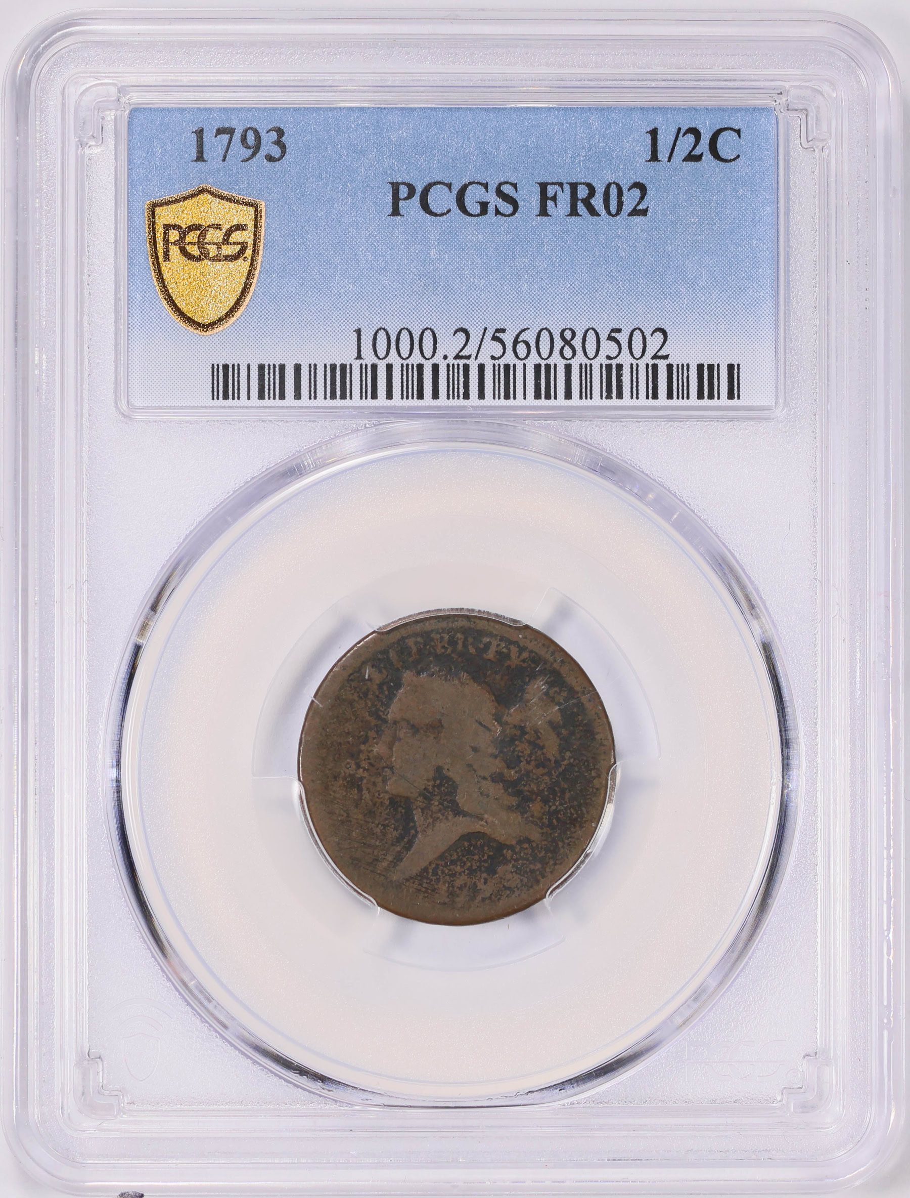 1793 Liberty Cap Half Cent PCGS FR-02 BN (Item 1829179 ...