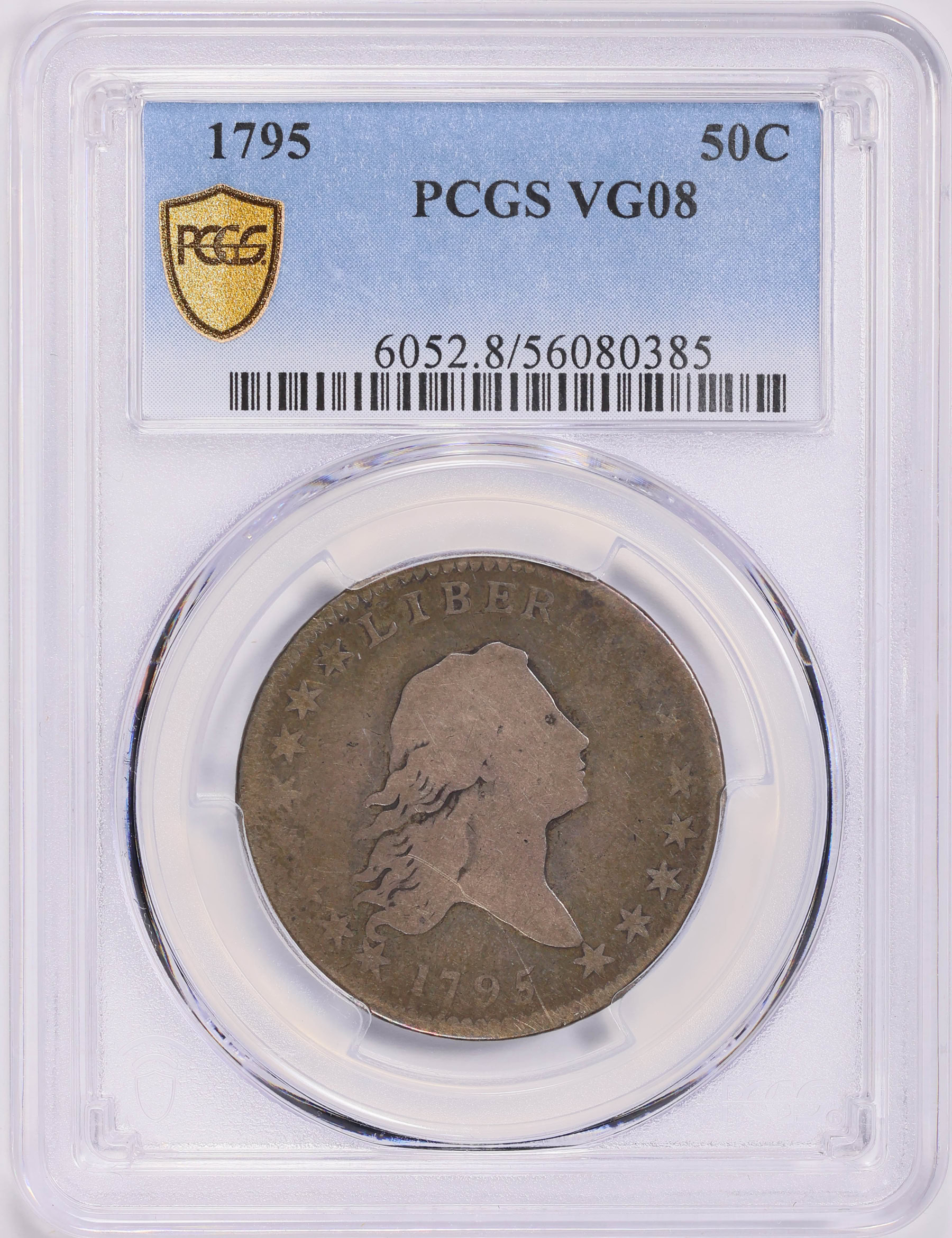 1795 Flowing Hair Half Dollar PCGS VG-08 (Item 1829183) | GreatCollections Coin Auctions