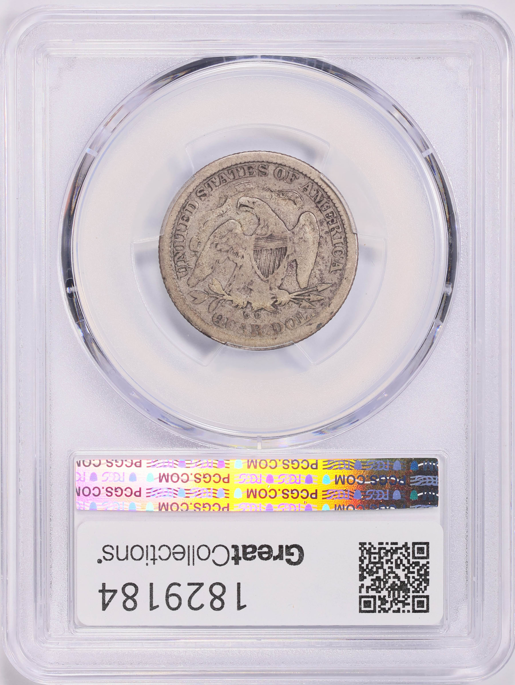 1871-CC Seated Liberty Quarter PCGS G-06 (Item 1829184) | GreatCollections Coin Auctions