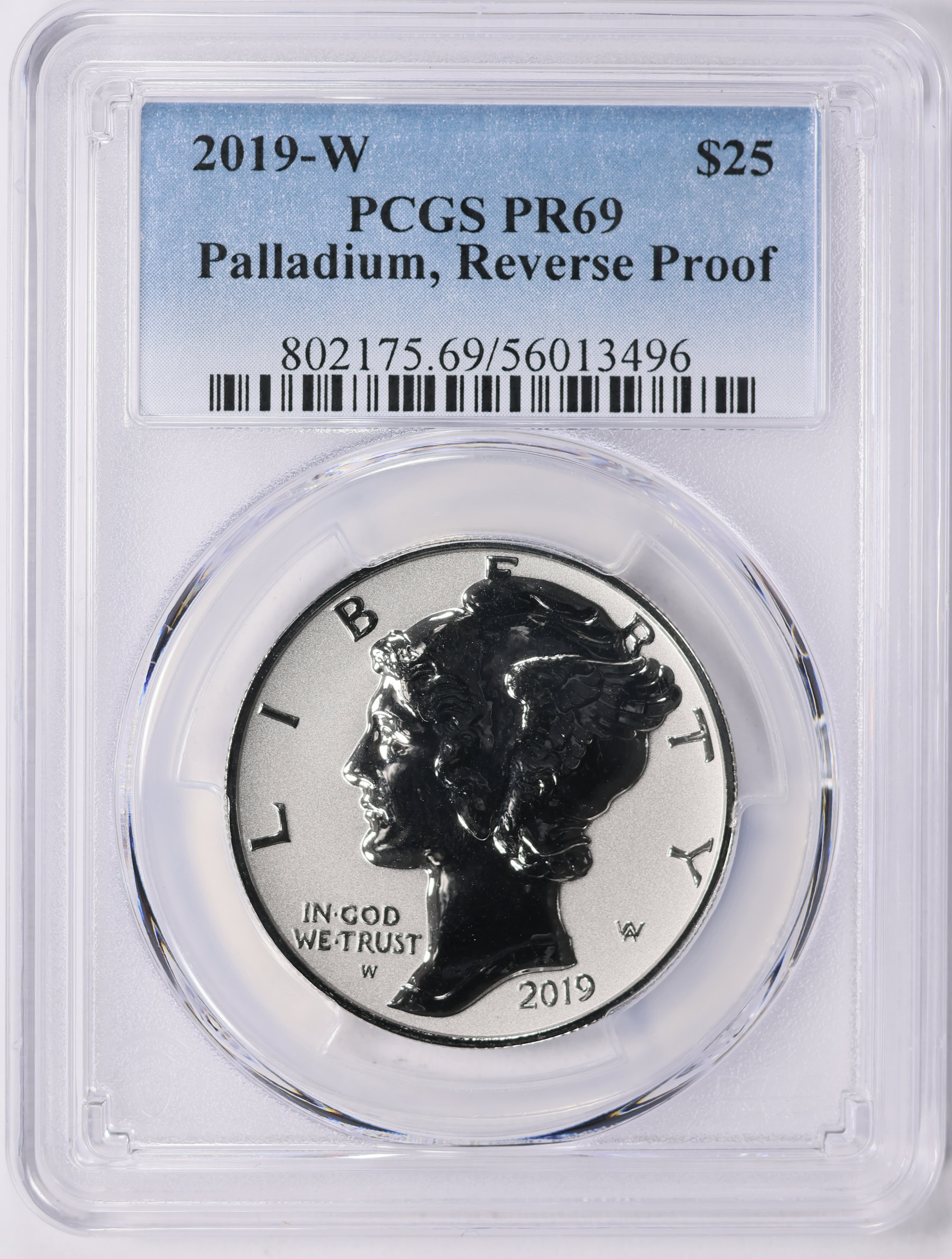 2019-W $25 American Liberty Palladium Reverse Proof PCGS Proof-69 (Item ...