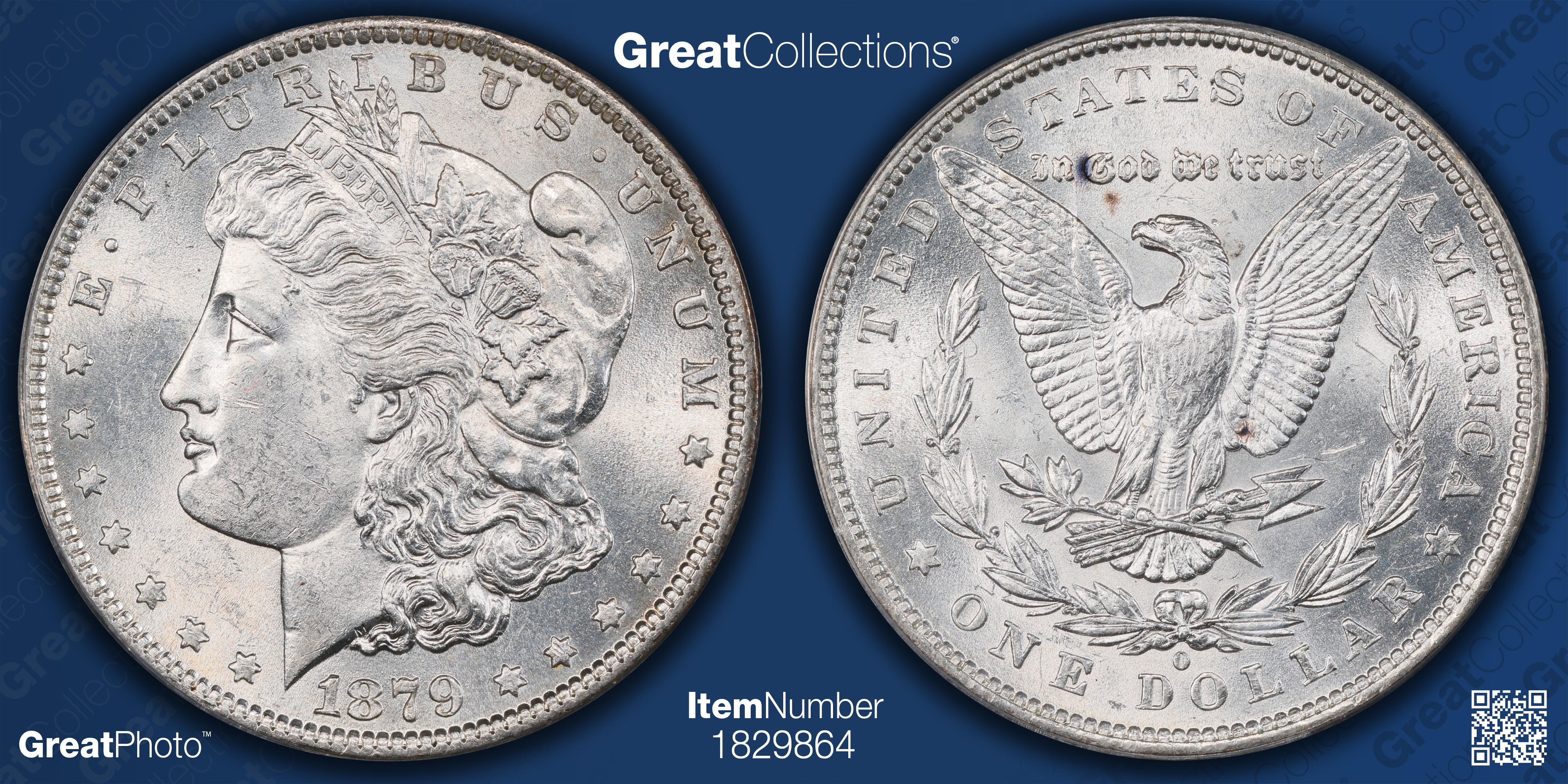 1879-O Morgan Silver Dollar ANACS AU-58 (Item 1829864 ...