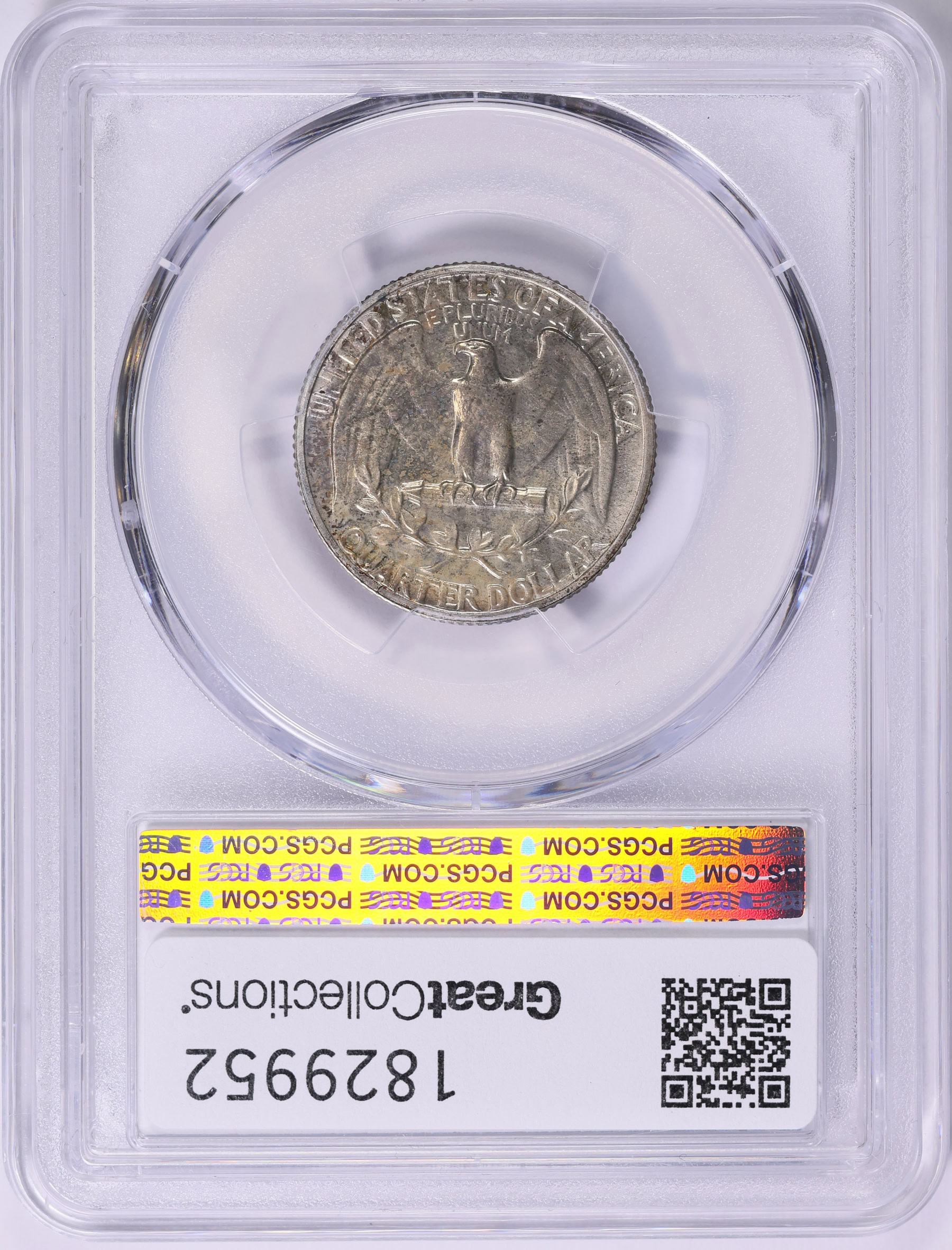 1936 Washington Quarter PCGS Proof-66 (CAC Green) (Toned) (Item 1829952) | GreatCollections Coin ...