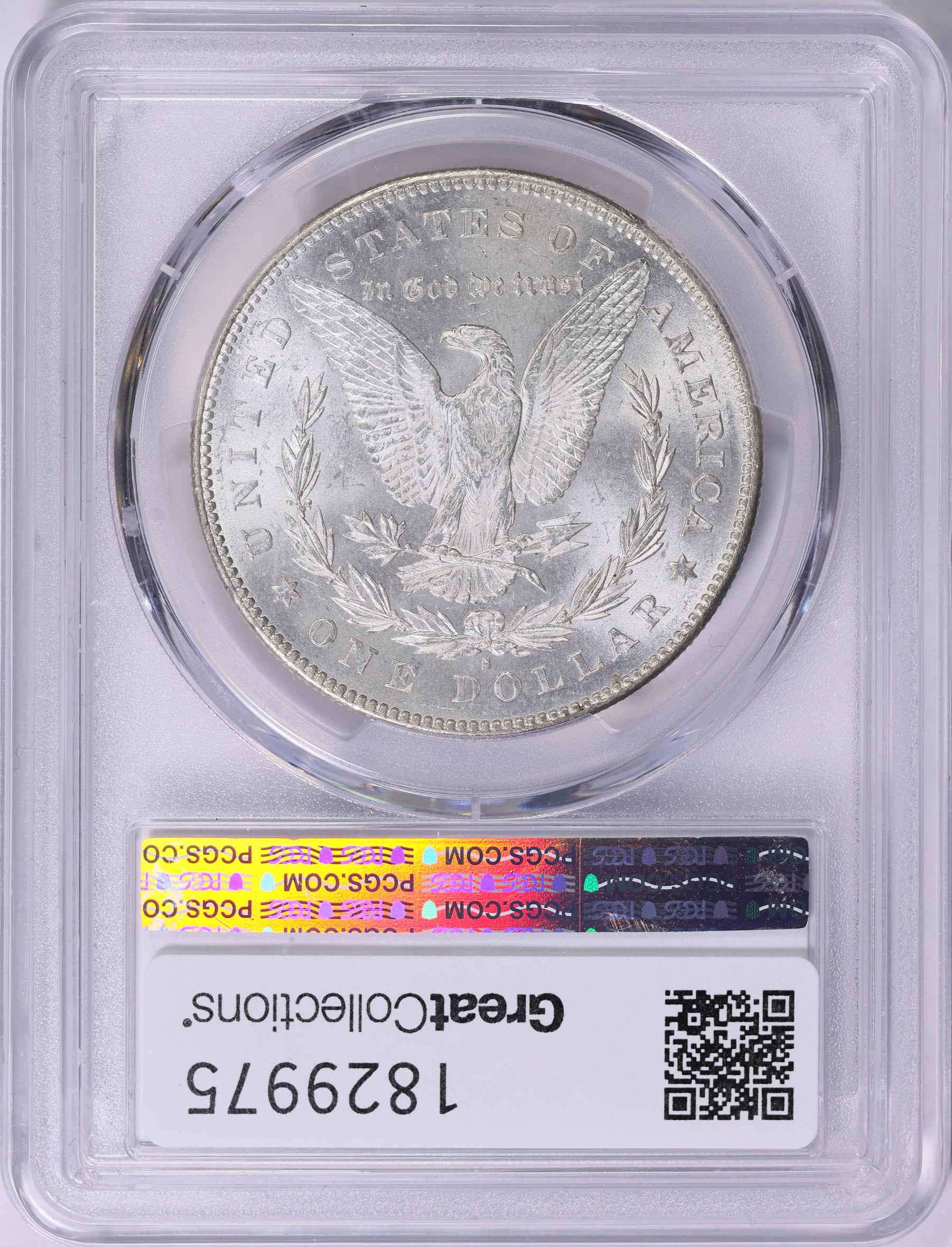 1879-S Morgan Silver Dollar Reverse of 1878 PCGS MS-64+ (CAC Green) (Item 1829975 ...