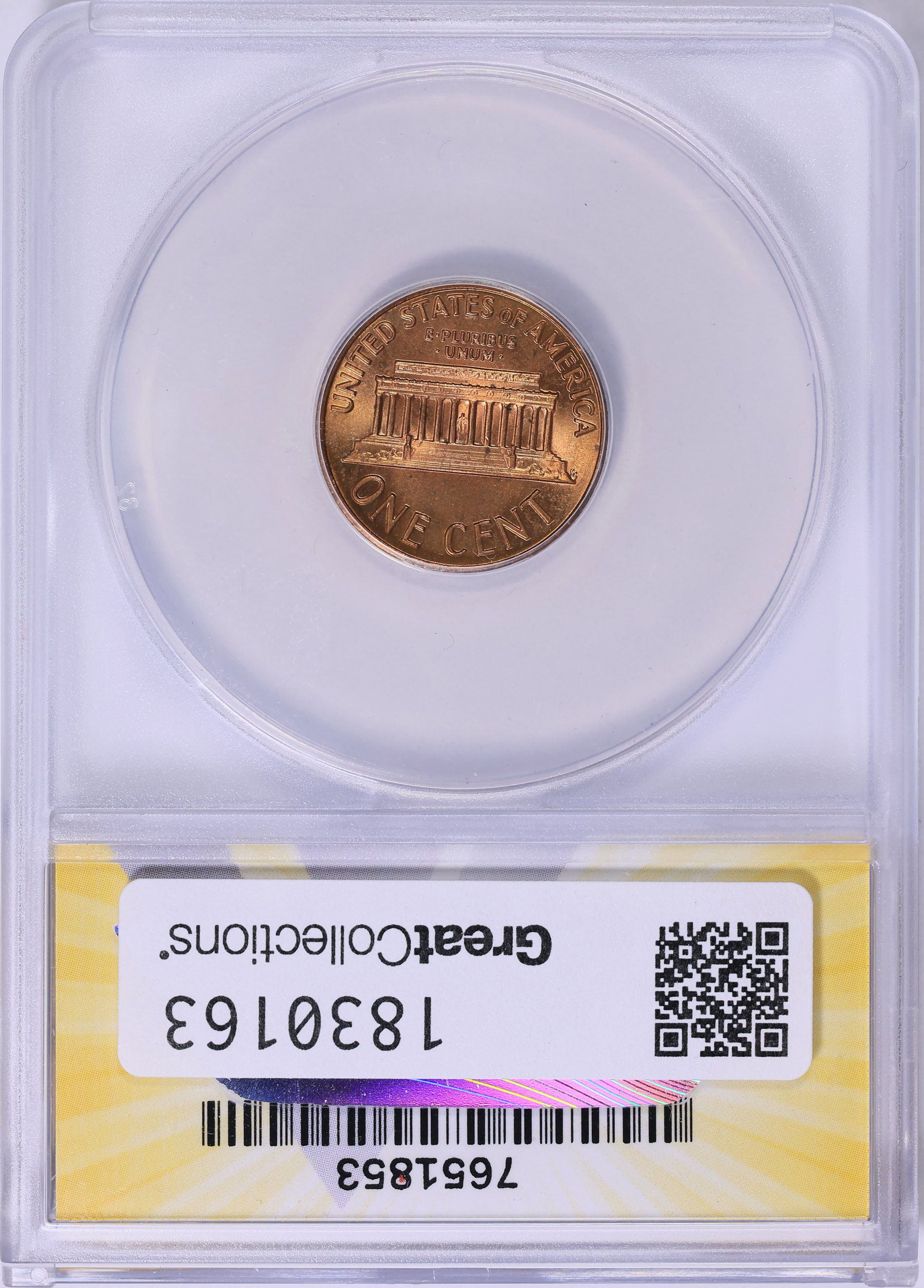 1972 Lincoln Cent DDO-003 FS-103 ANACS MS-65 RD (Item 1830163) | GreatCollections Coin Auctions