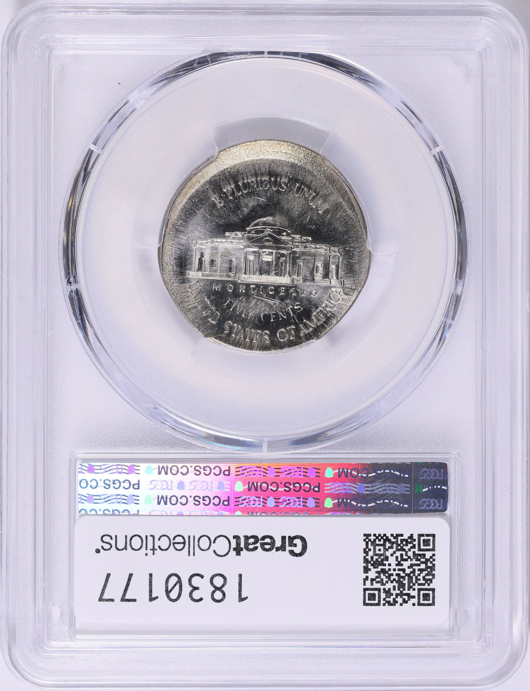 Mint Error 1999-P Jefferson Nickel Uncentered Broadstrike PCGS MS-65 ...