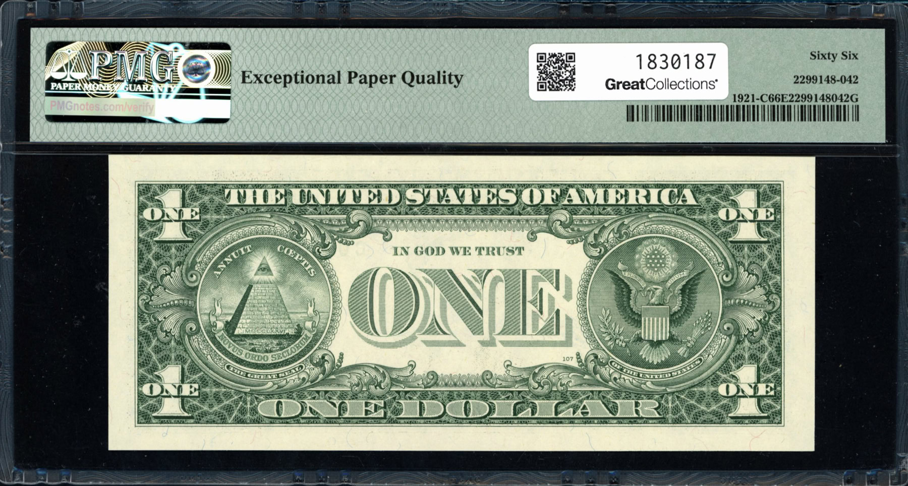 Fr. 1921-C (CA Block) 1995 $1 Philadelphia Federal Reserve Note *Very ...