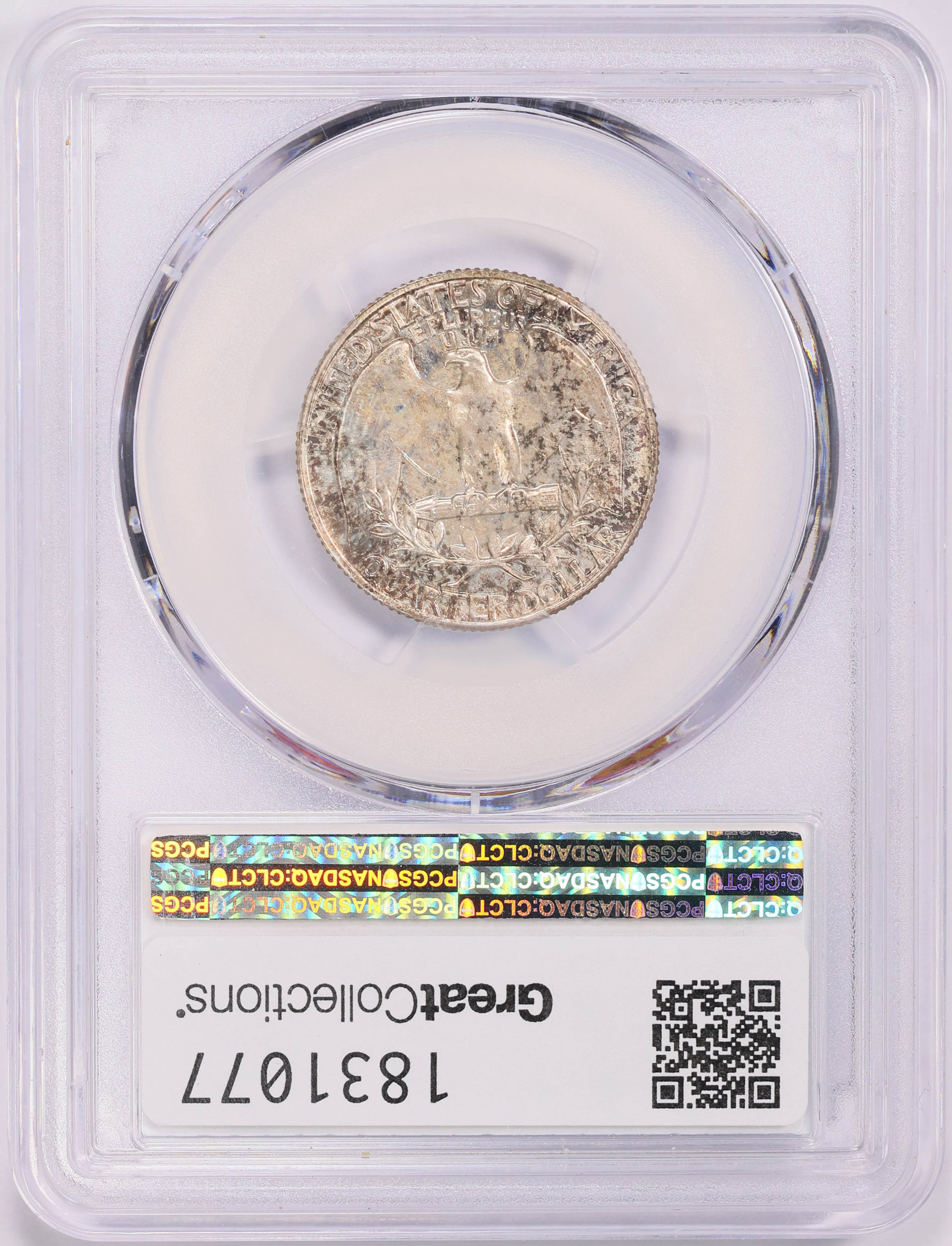 1942 Washington Quarter PCGS Proof-65 (Toned) (Item 1831077) | GreatCollections Coin Auctions