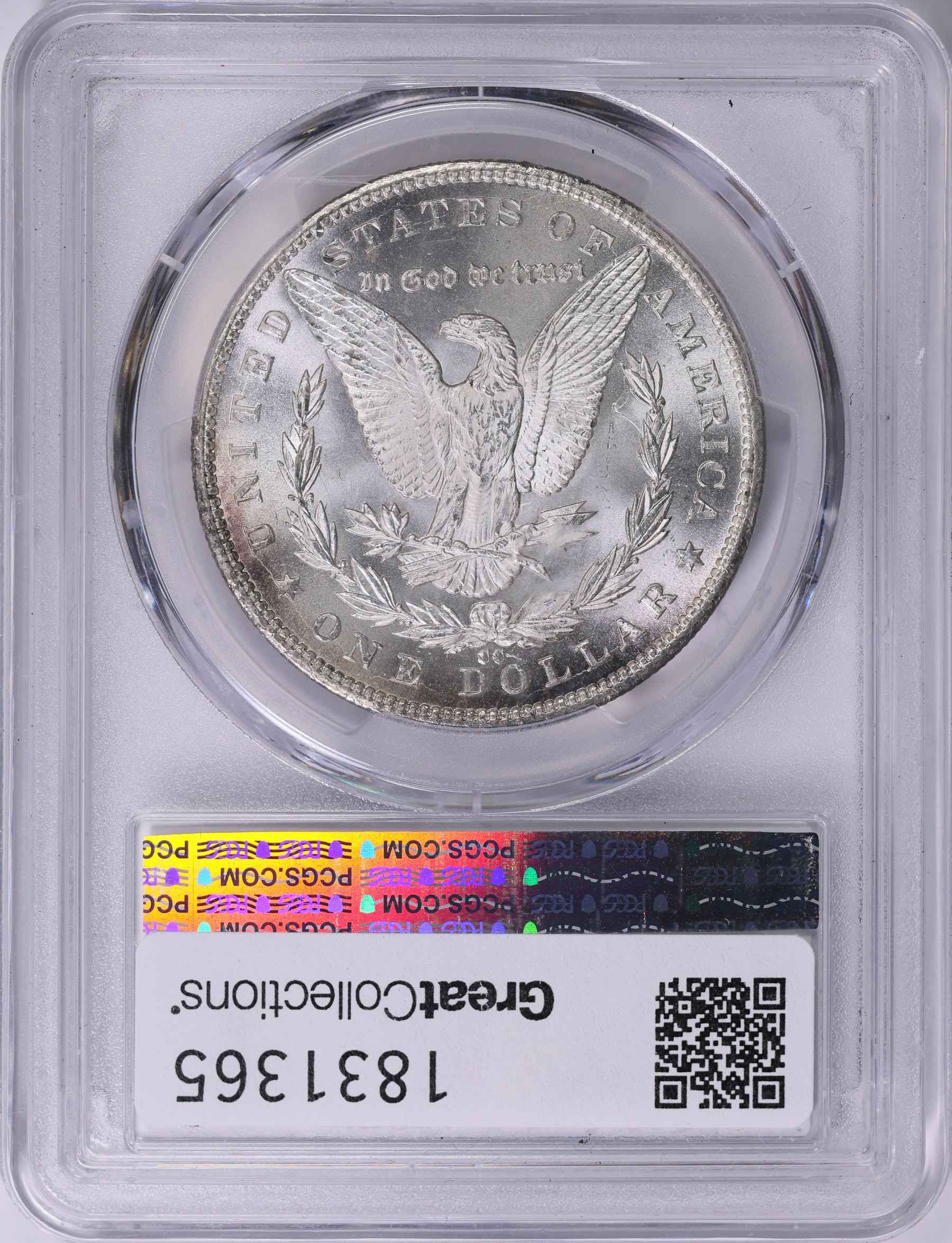 1893-CC Morgan Silver Dollar PCGS MS-63 (CAC Green) (Item 1831365) | GreatCollections Coin Auctions