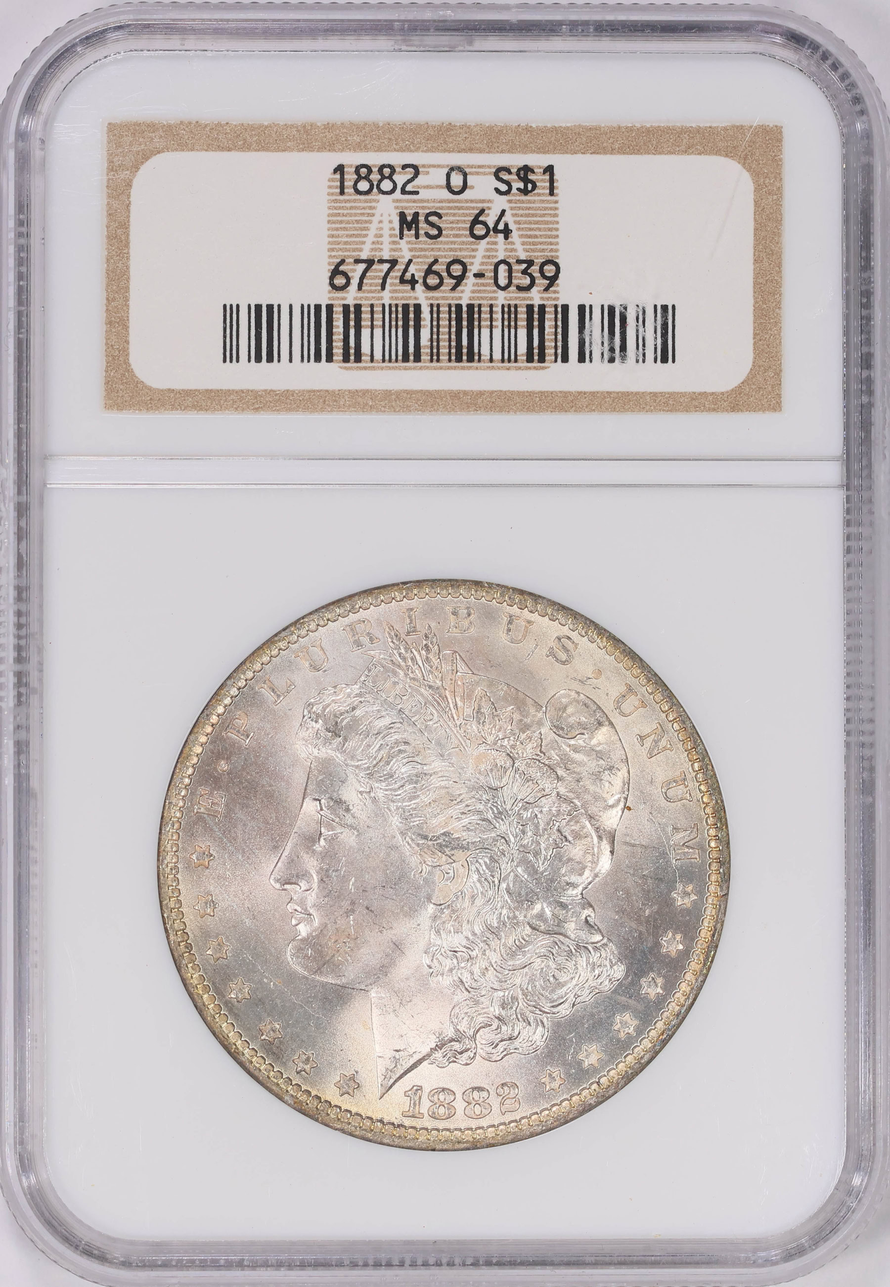 1882-O Morgan Silver Dollar NGC MS-64 (Item 1831402) | GreatCollections Coin Auctions