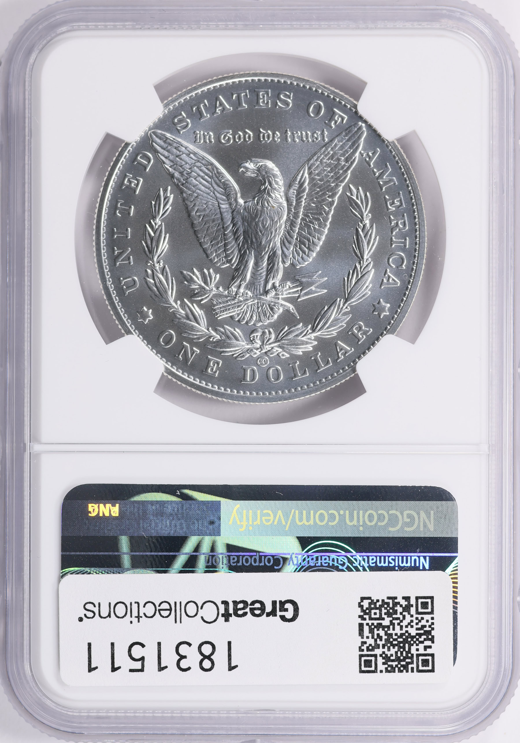 2021-CC Morgan Silver Dollar CC Privy 100th Anniversary NGC MS-70 (Item ...