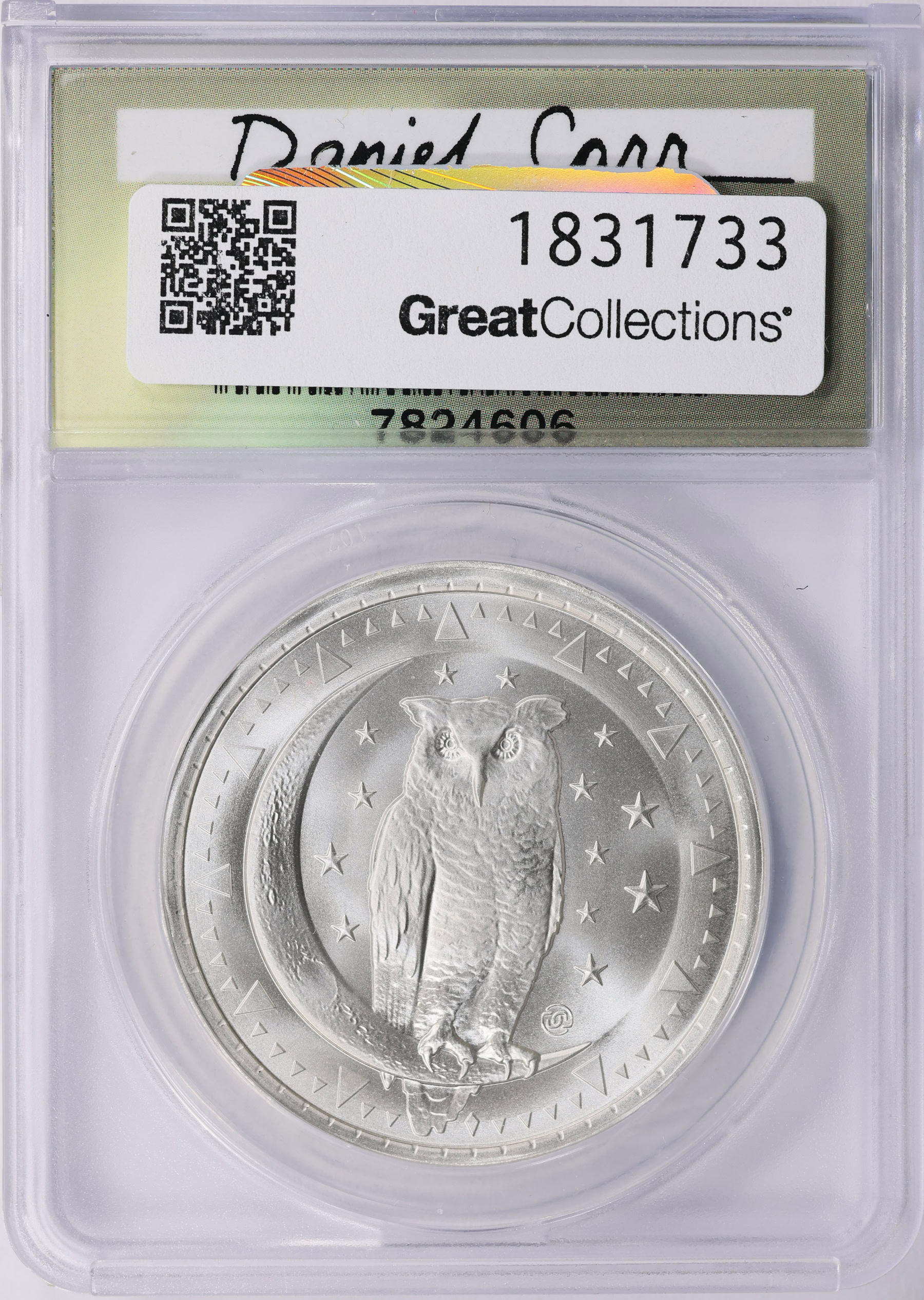 2025 Daniel Carr Token Year of the Dragon the Dragon's Revenge ANACS MS ...