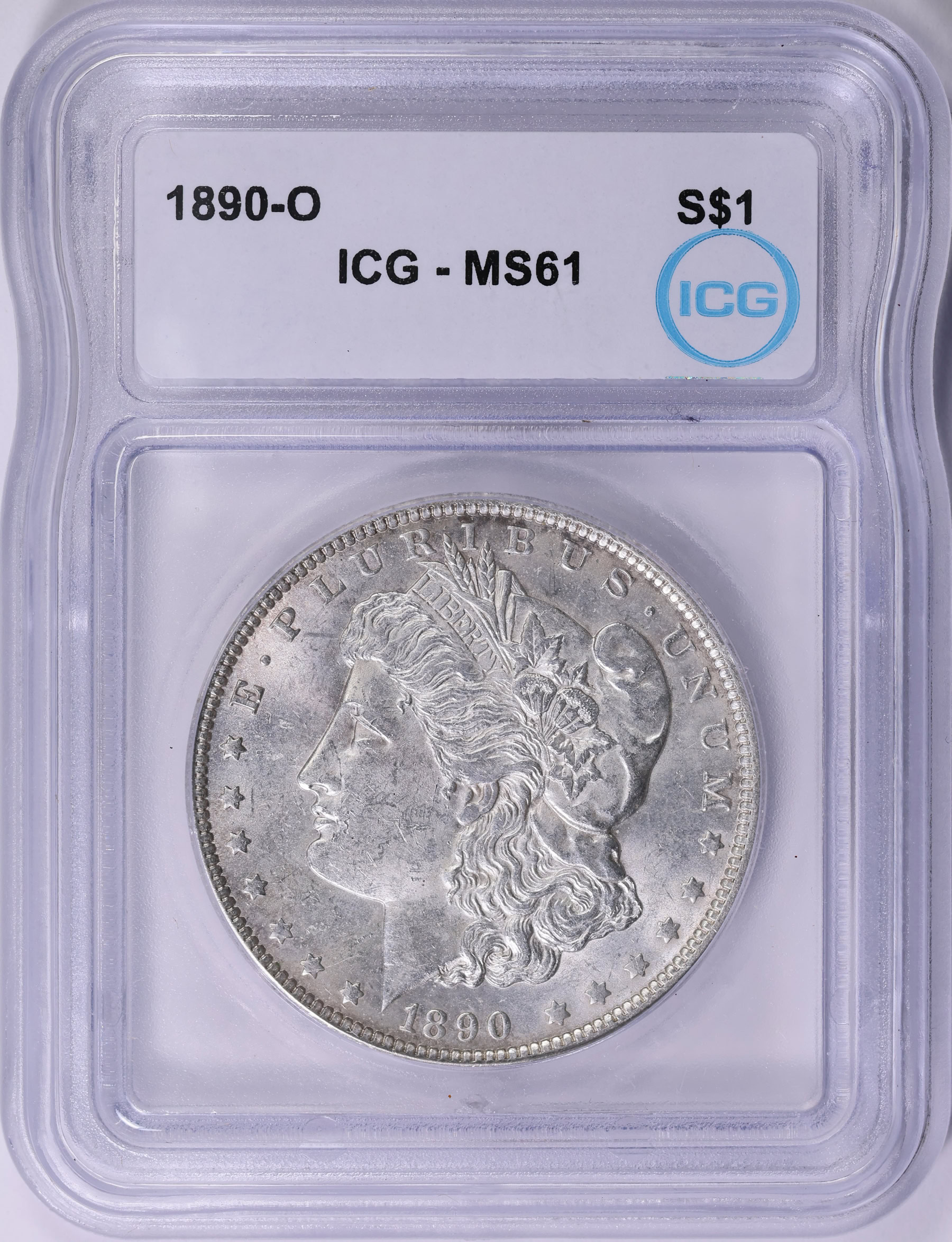 1890-O Morgan Silver Dollar ICG MS-61 (Item 1831964) | GreatCollections Coin Auctions