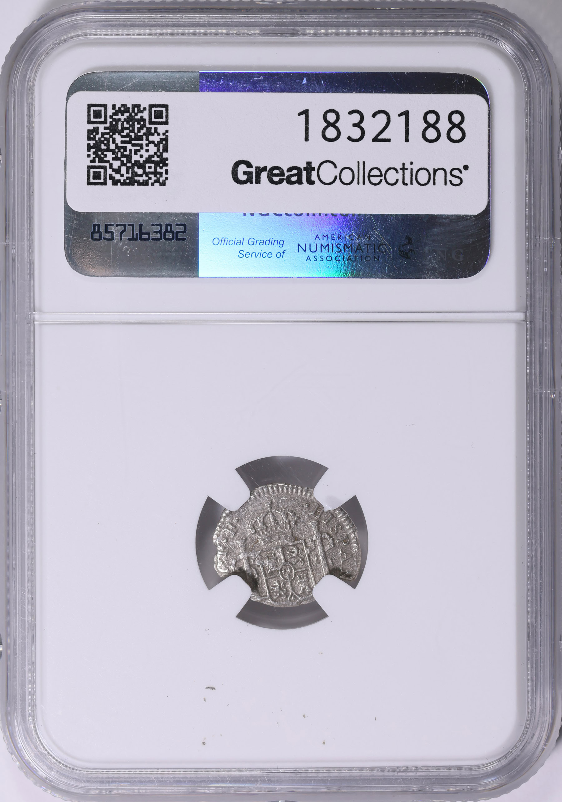 Mexico ND (1772-83) Silver 1/2 Real NGC Genuine (El Cazador Shipwreck ...
