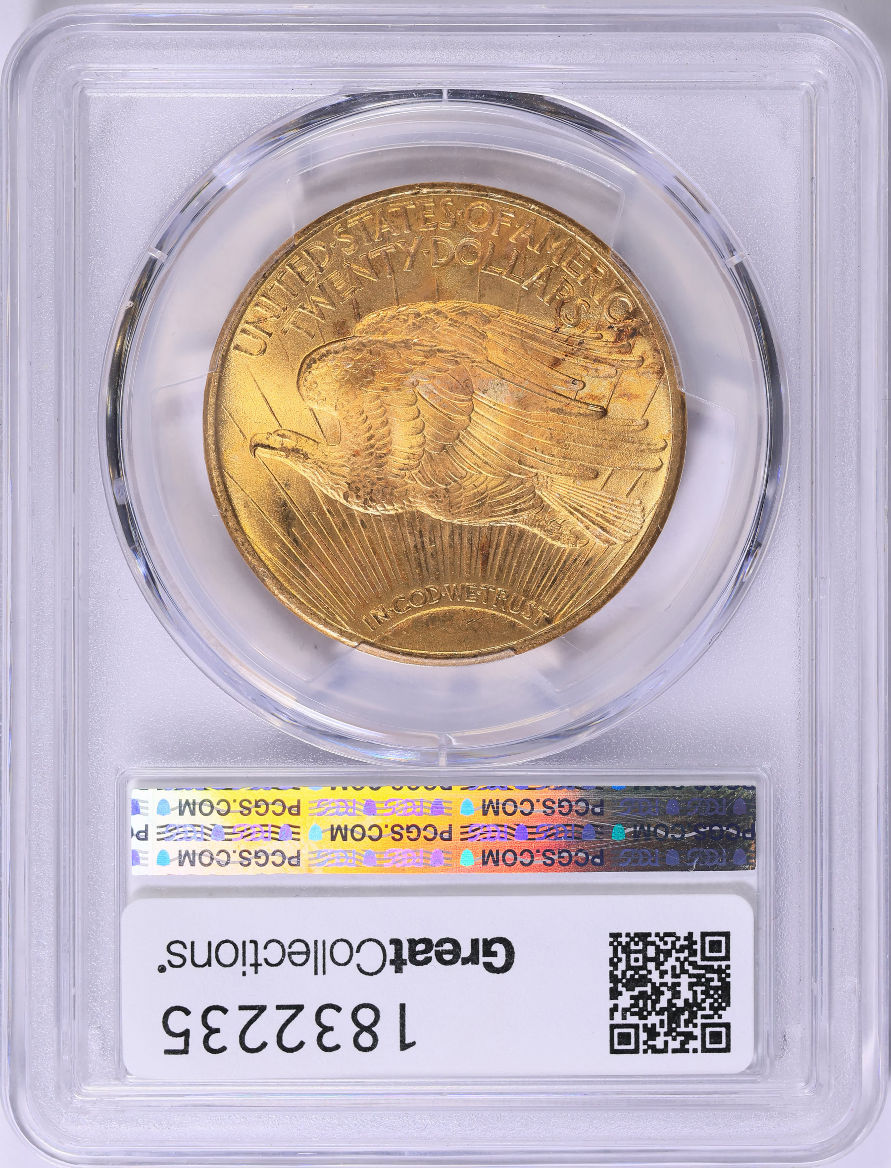 1924 Saint-Gaudens Gold Double Eagle PCGS MS-67+ (Item 1832235) | GreatCollections Coin Auctions