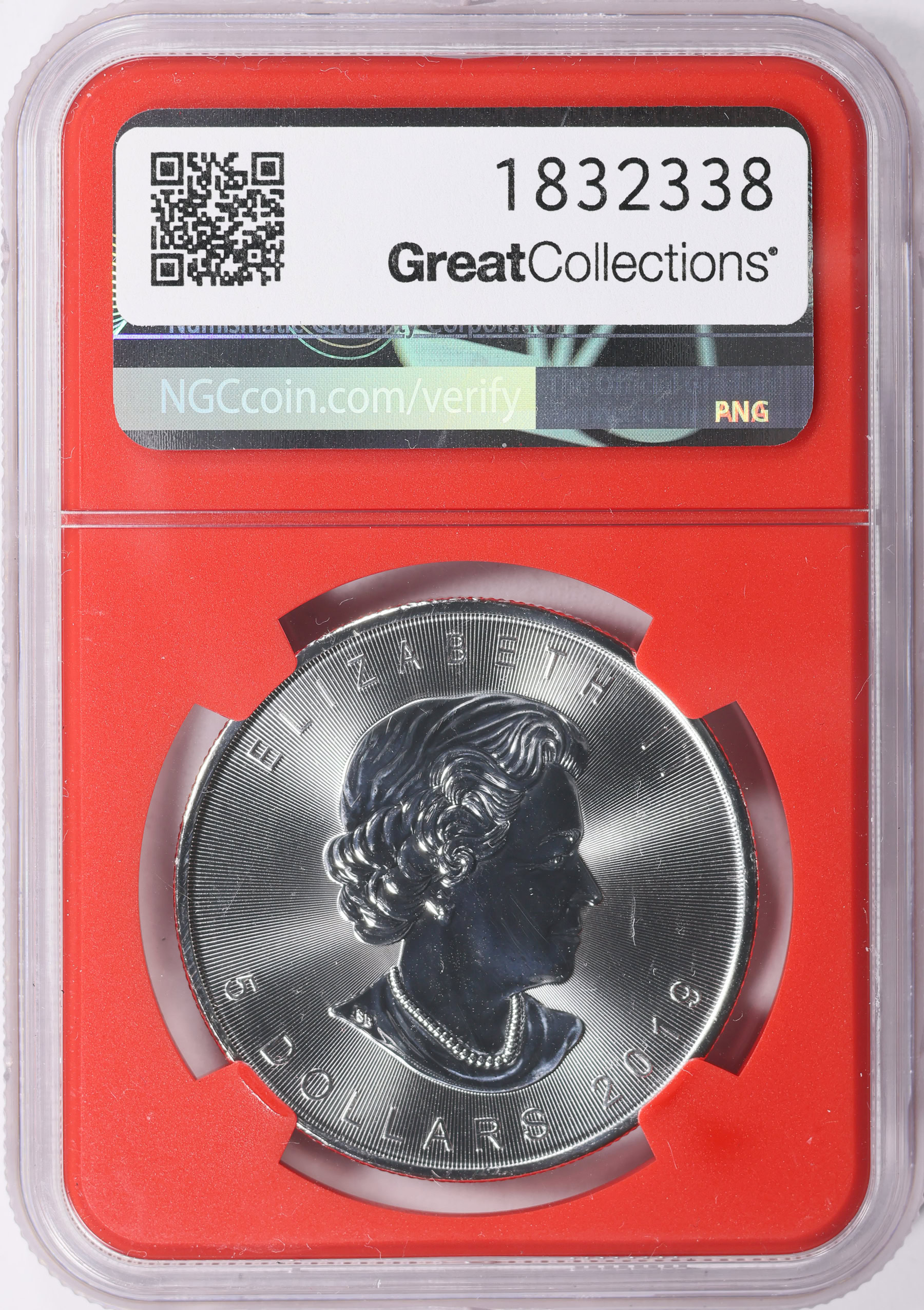 Canada 2019 Silver $5 Maple Leaf KM-1601 First Releases NGC MS-70 (Red ...