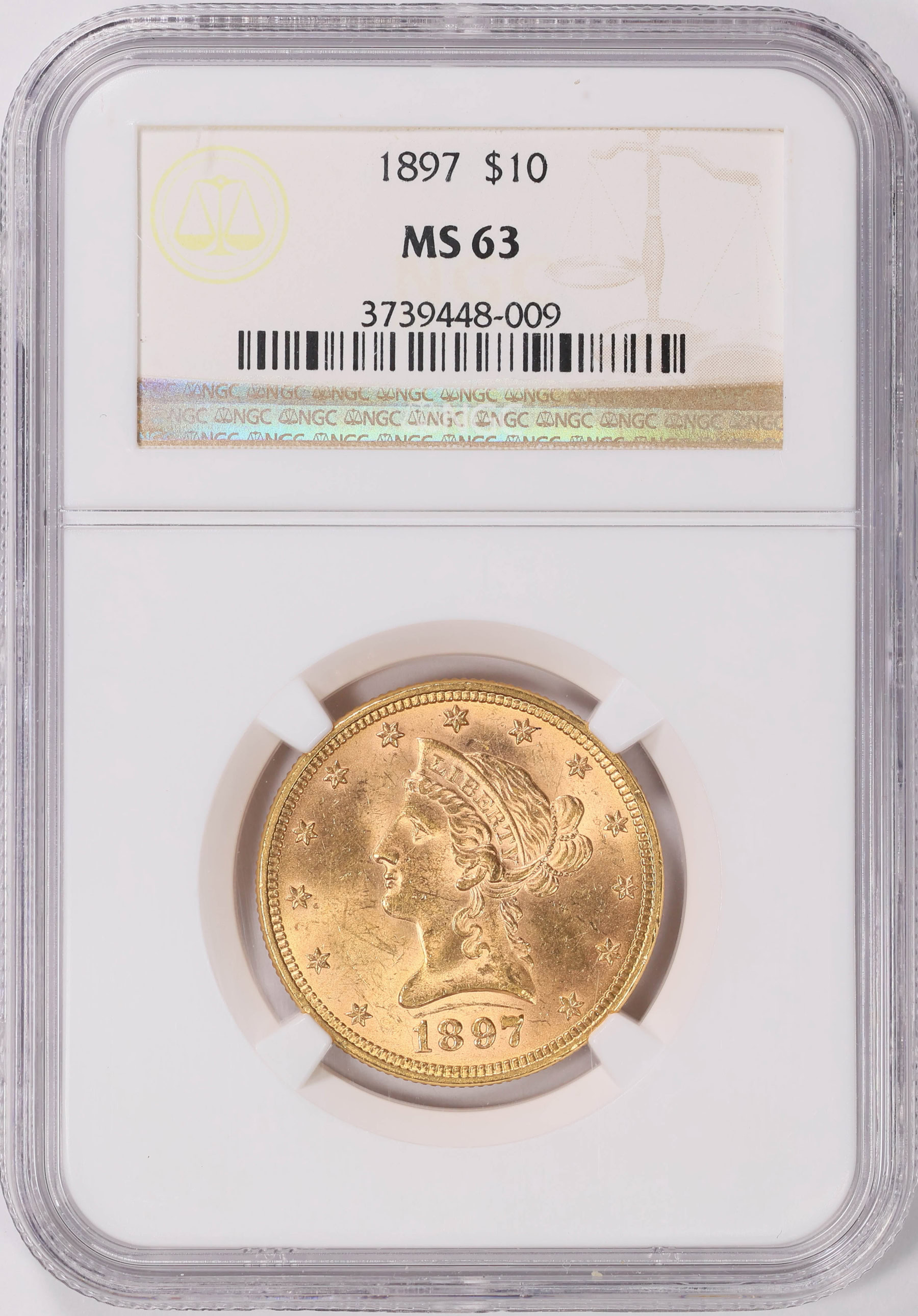 1897 Liberty Gold Eagle NGC MS-63 (Item 1832351) | GreatCollections Coin Auctions