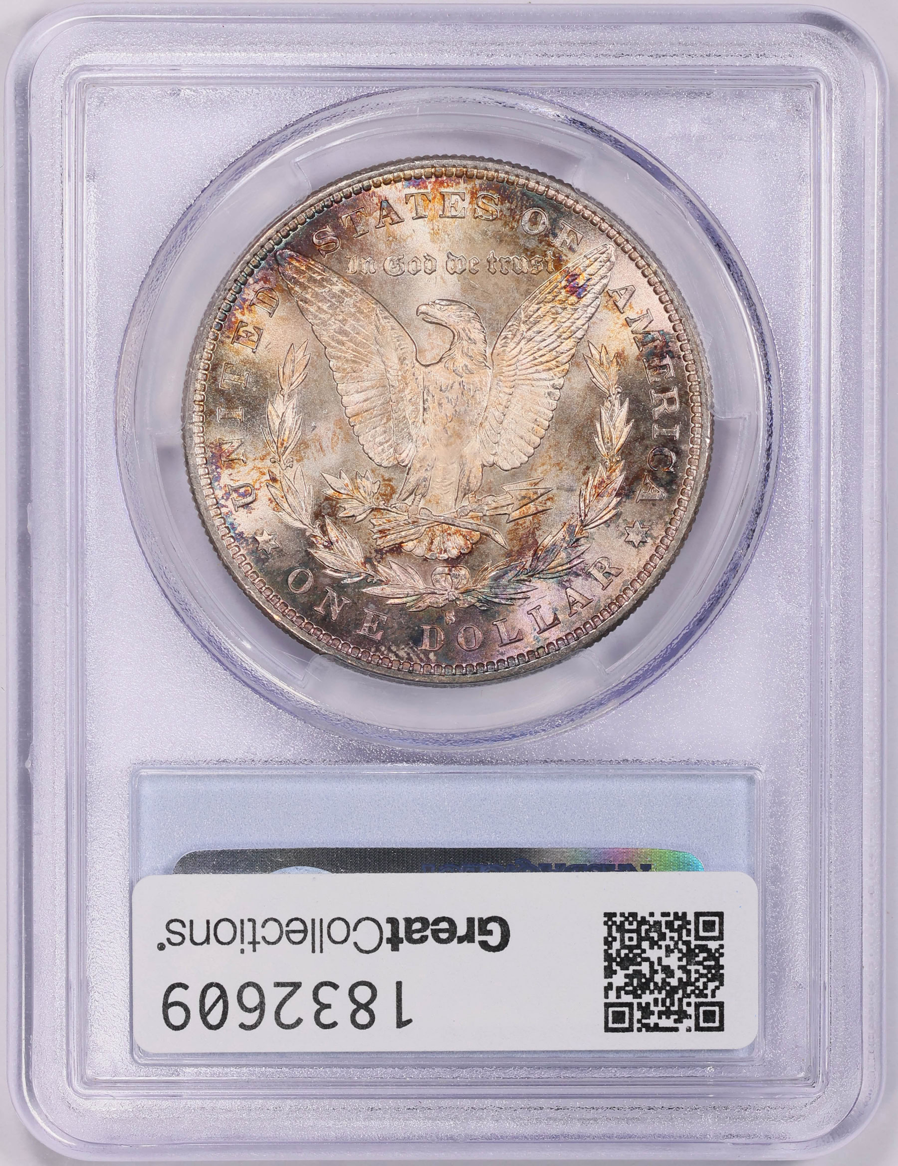 1879-S Morgan Silver Dollar PCGS MS-65 (CAC Green) (Toned) (Item 1832609) | GreatCollections ...