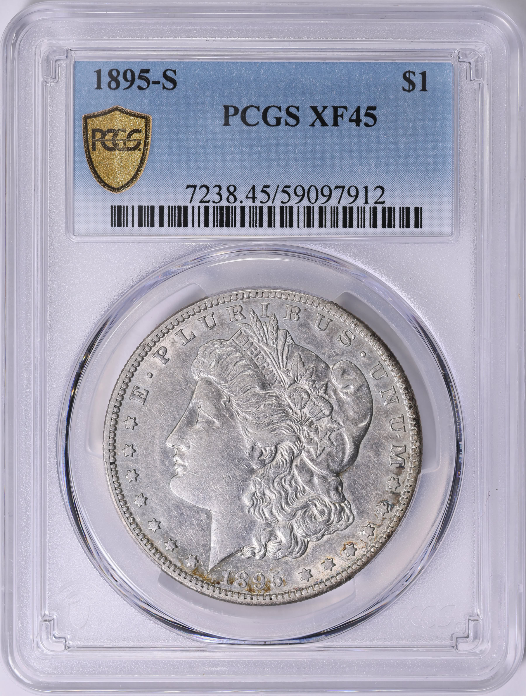 1895-S Morgan Silver Dollar PCGS XF-45 (Item 1832817) | GreatCollections Coin Auctions