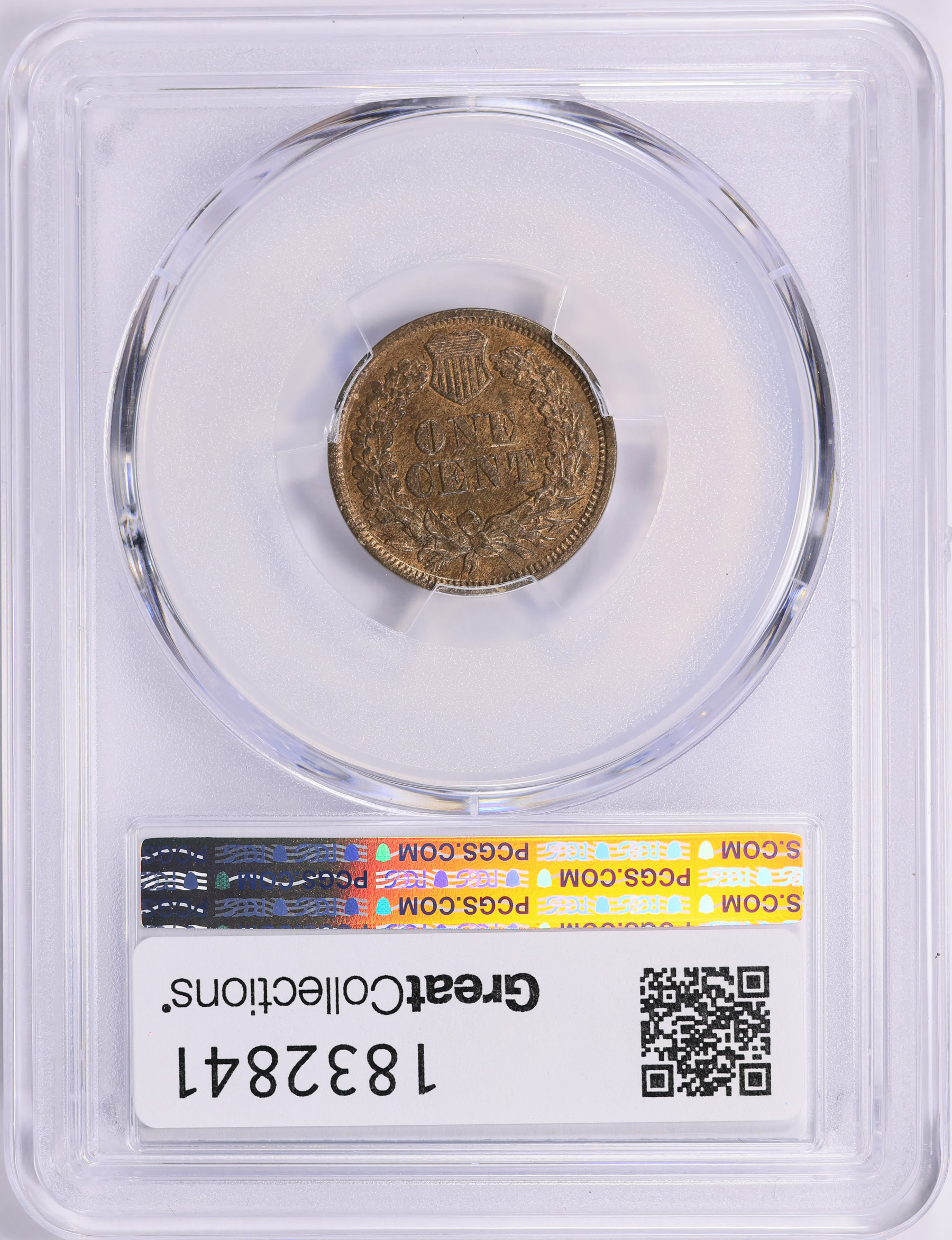 1867 Indian Cent PCGS AU-55 BN (Item 1832841) | GreatCollections Coin Auctions