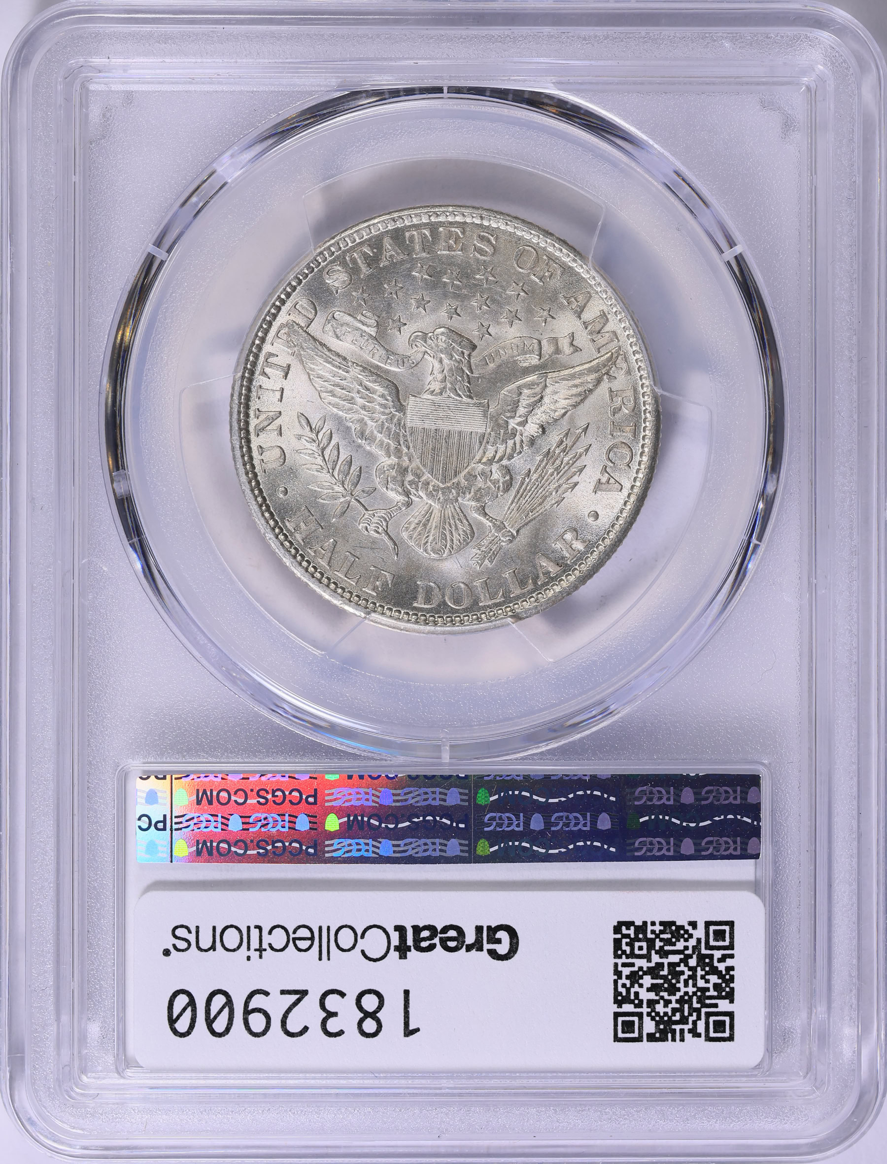 1907 Barber Half Dollar PCGS MS-63 (Item 1832900) | GreatCollections Coin Auctions