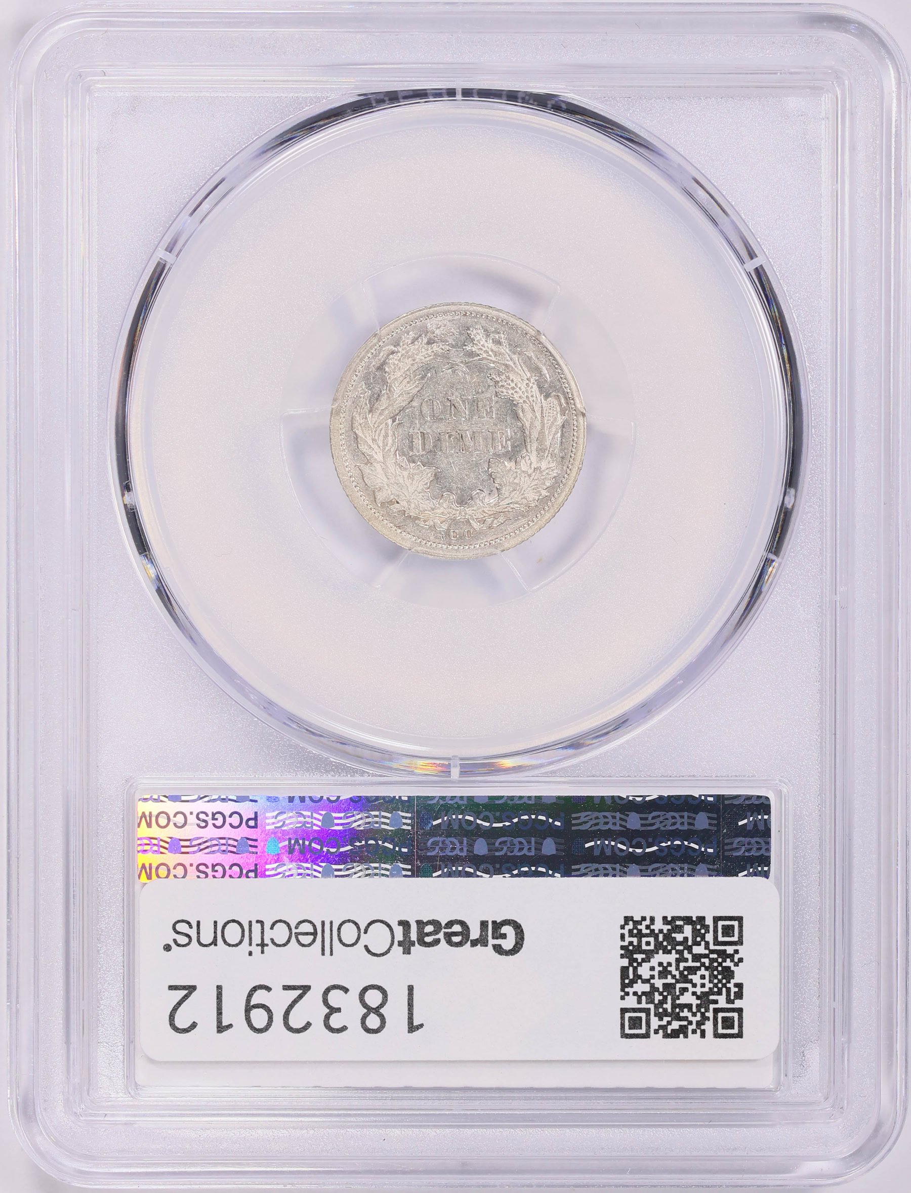 1876-CC Seated Liberty Dime PCGS AU-53 (Item 1832912) | GreatCollections Coin Auctions