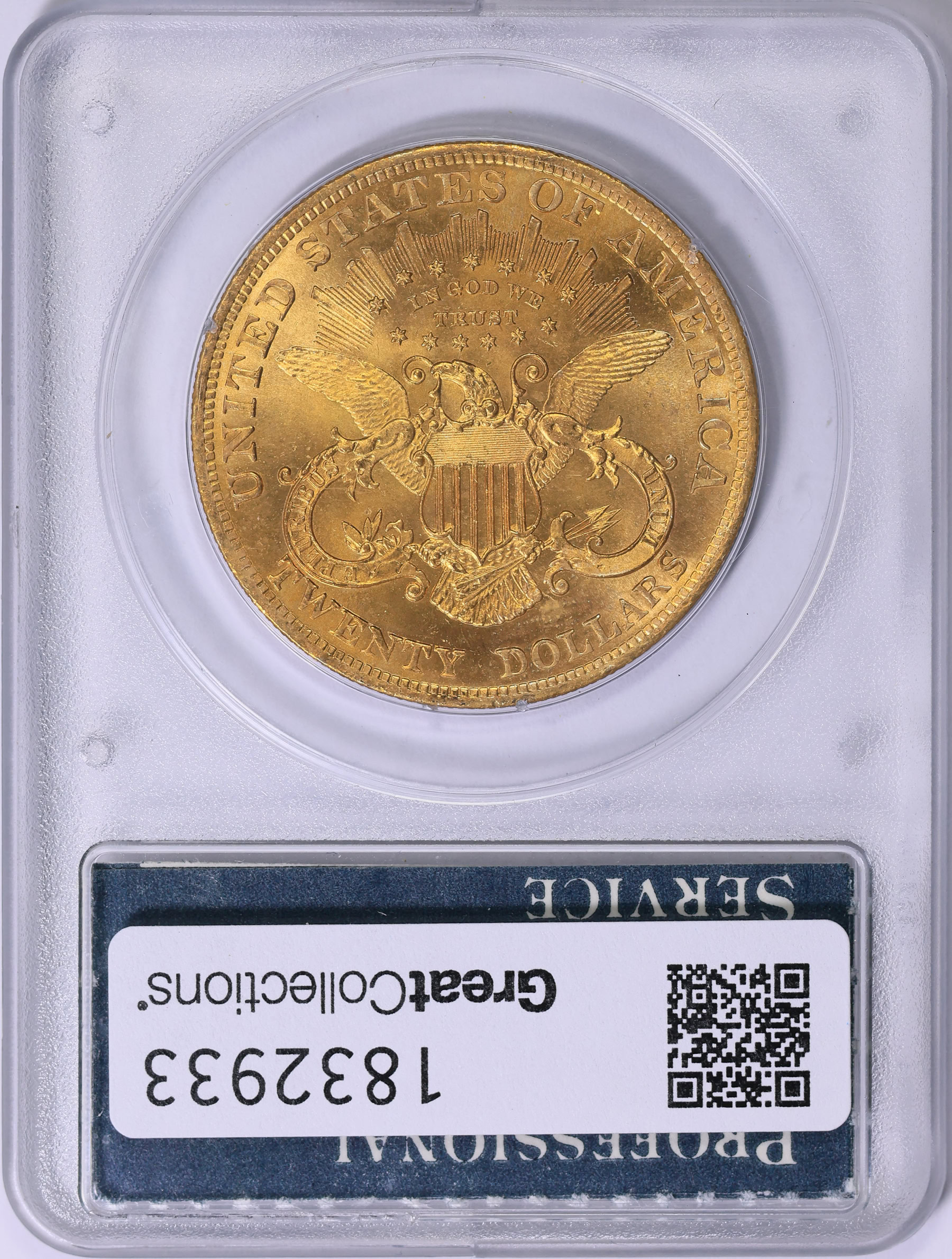 1904 Liberty Gold Double Eagle PCGS MS-63 (CAC Gold) OGH (1st Gen - White Rattler) (Item 1832933 ...