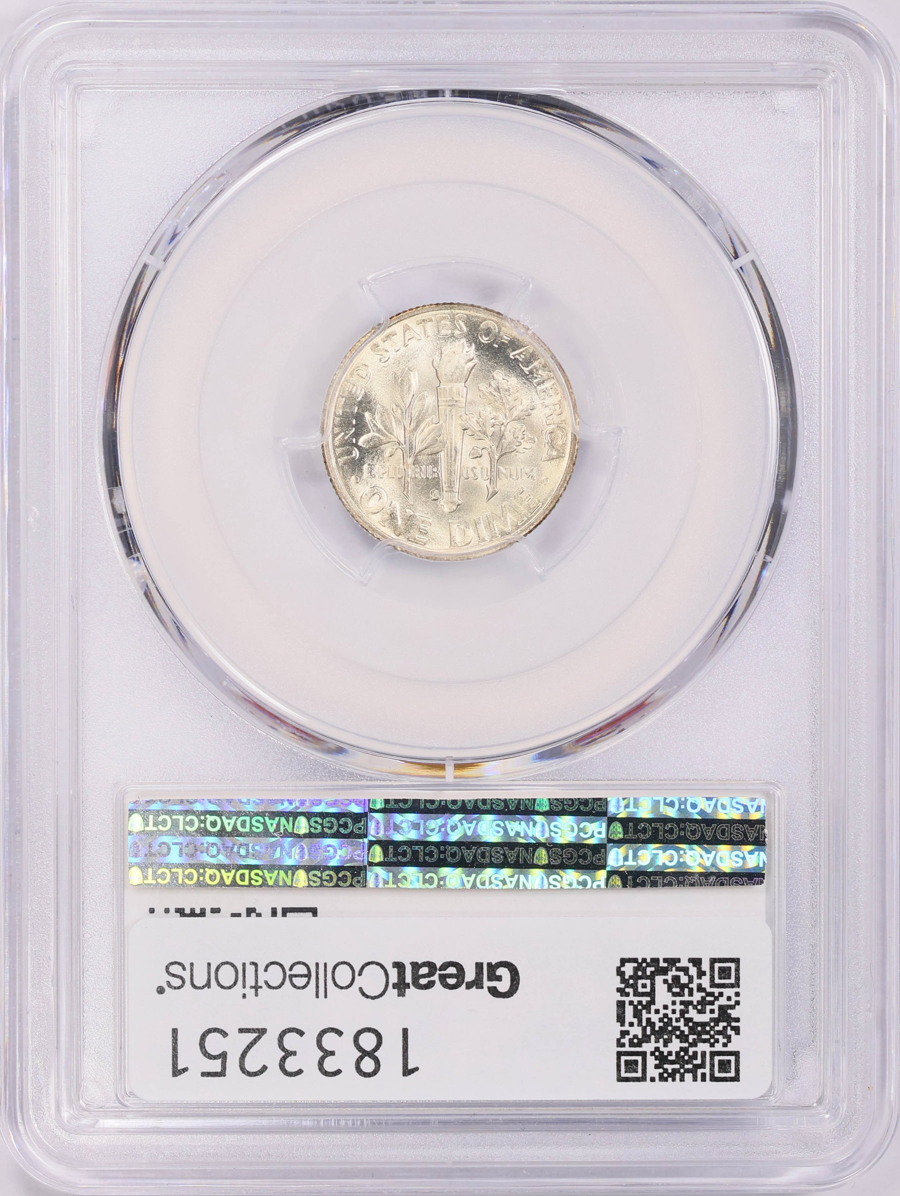 1947-S Roosevelt Dime PCGS MS-67 FB (Toned) (Item 1833251) | GreatCollections Coin Auctions