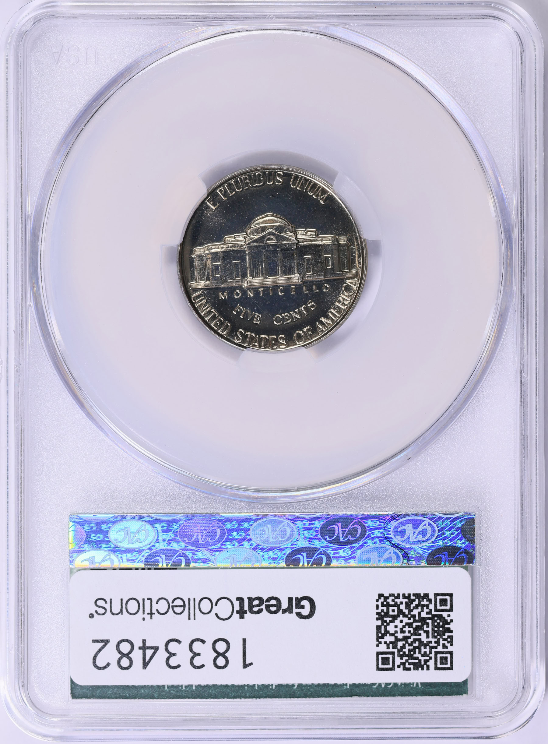 1952 Jefferson Nickel CACG Proof-66 (Item 1833482) | GreatCollections ...
