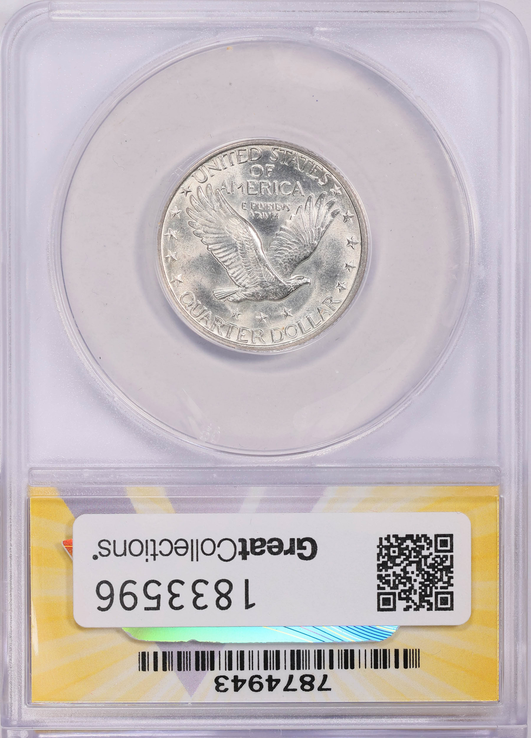 1927 Standing Liberty Quarter ANACS AU-58 FH (Item 1833596 ...