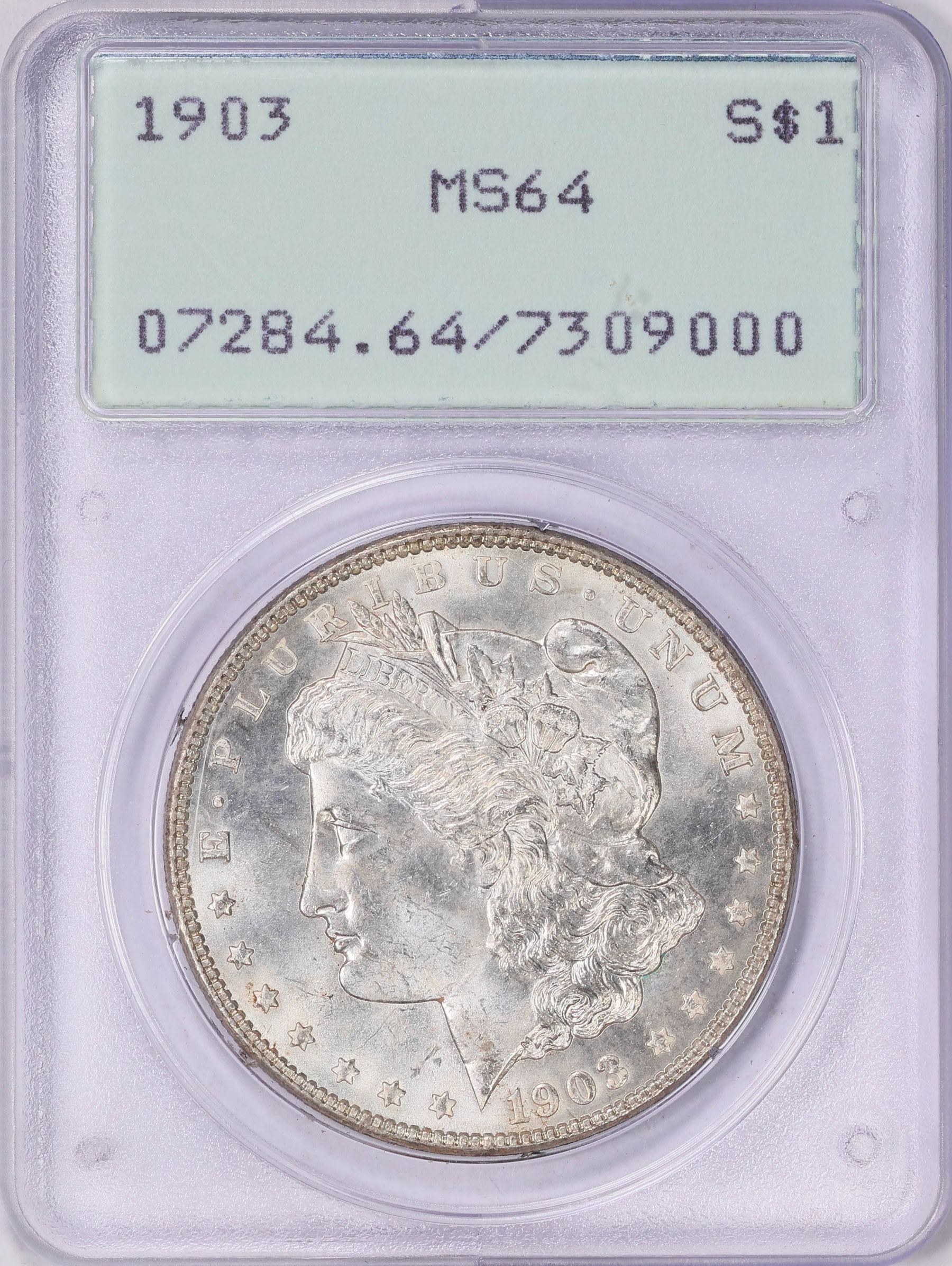 1903 Morgan Silver Dollar PCGS MS-64 OGH (1st Gen) (Item 1833642 ...