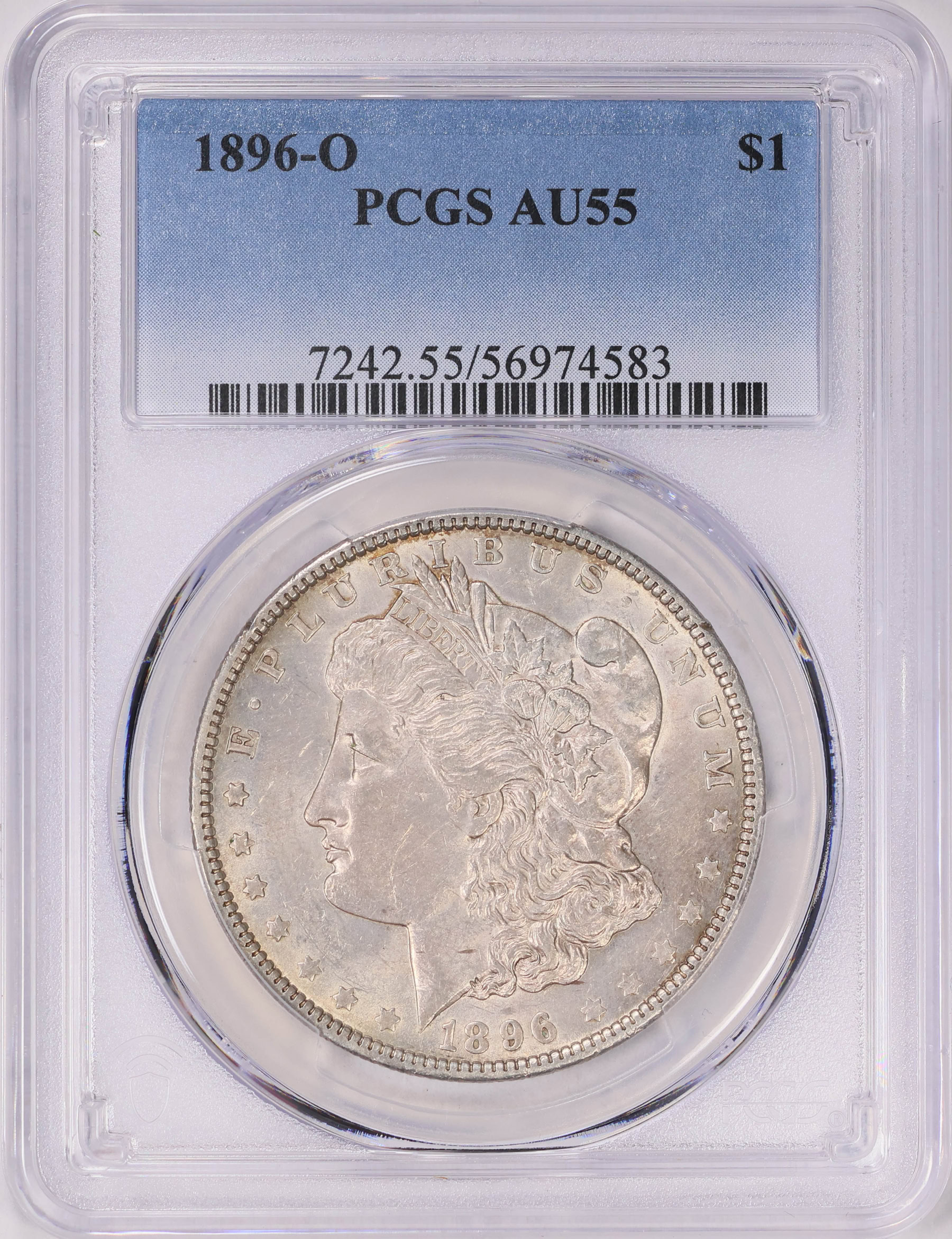 1896-O Morgan Silver Dollar PCGS AU-55 (Item 1833684) | GreatCollections Coin Auctions