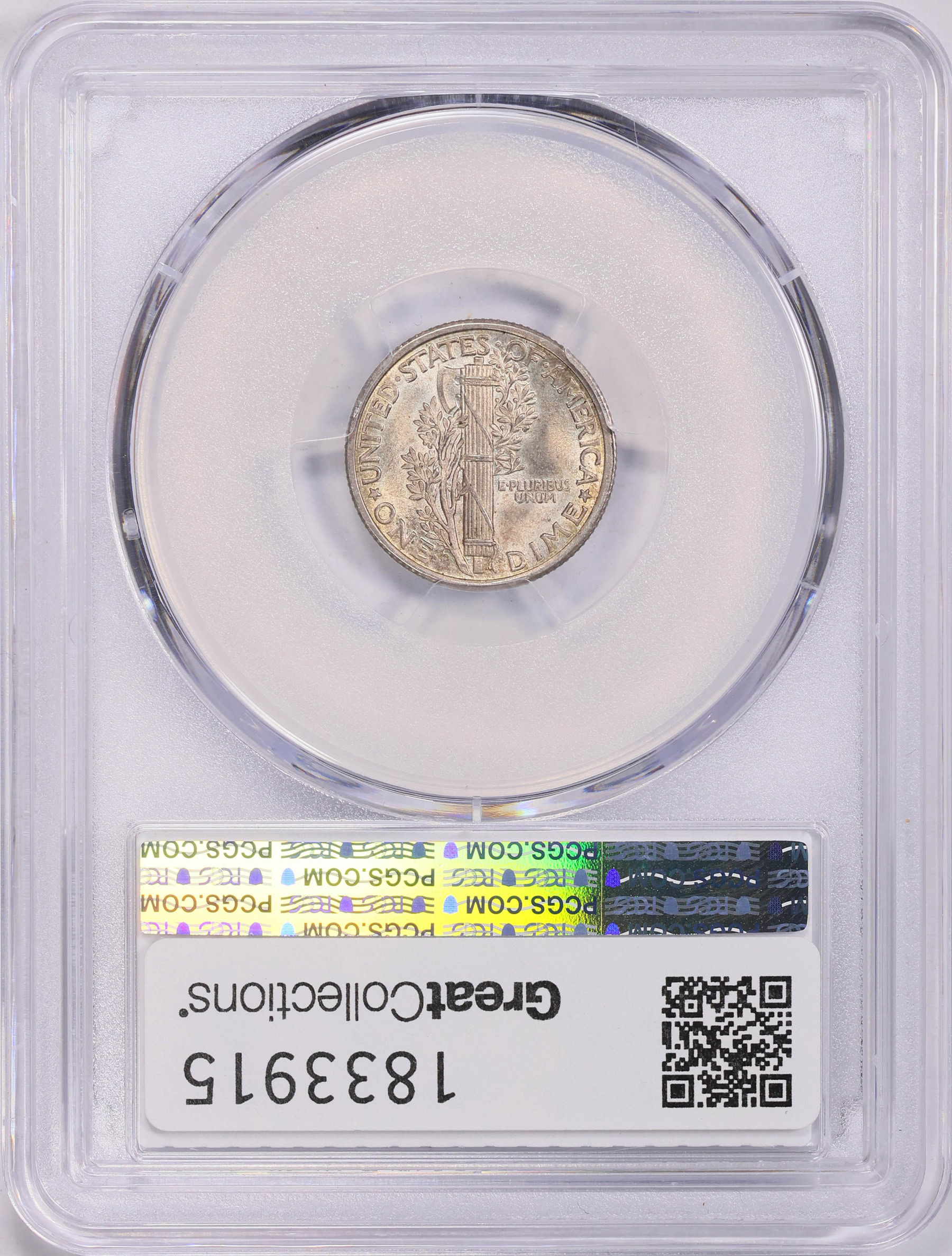 1916 Mercury Dime PCGS MS-64 FB (Item 1833915) | GreatCollections Coin Auctions
