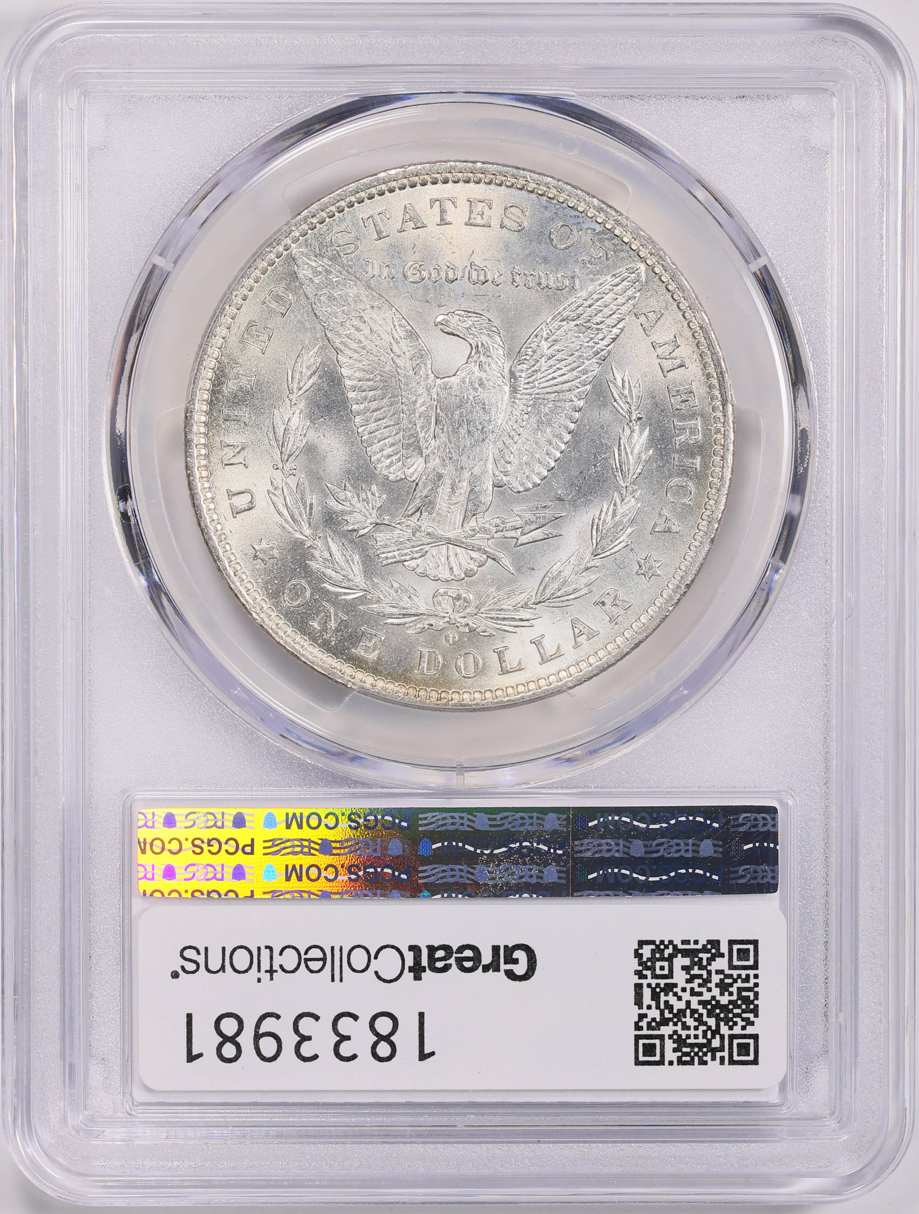 1884-O Morgan Silver Dollar PCGS MS-63 (Item 1833981) | GreatCollections Coin Auctions