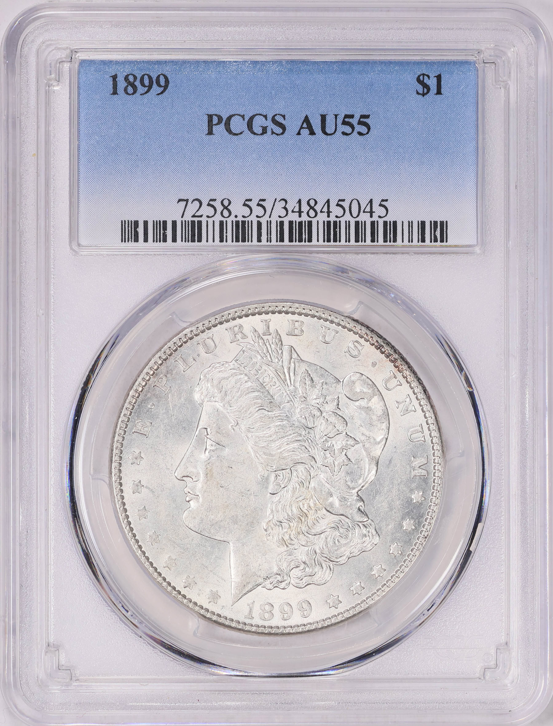 1899 Morgan Silver Dollar PCGS AU-55 (Item 1834004) | GreatCollections Coin Auctions
